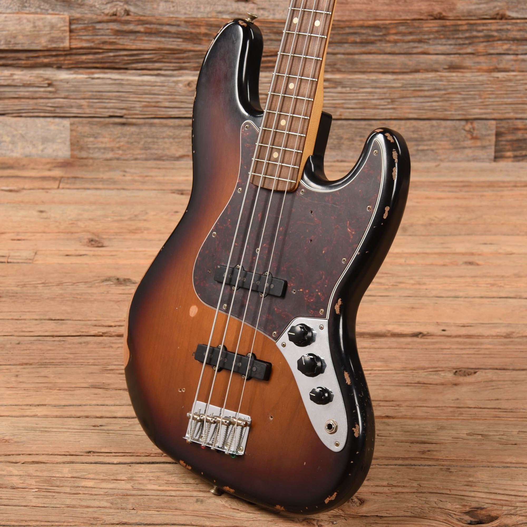 Fender Road Worn 60's Jazz Bass Sunburst 2019 – Chicago Music Exchange