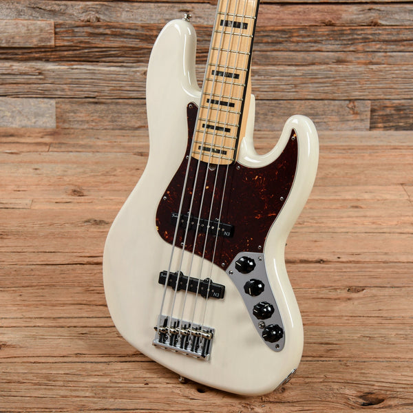 Fender American Deluxe Jazz Bass V Olympic White 2015 – Chicago Music ...