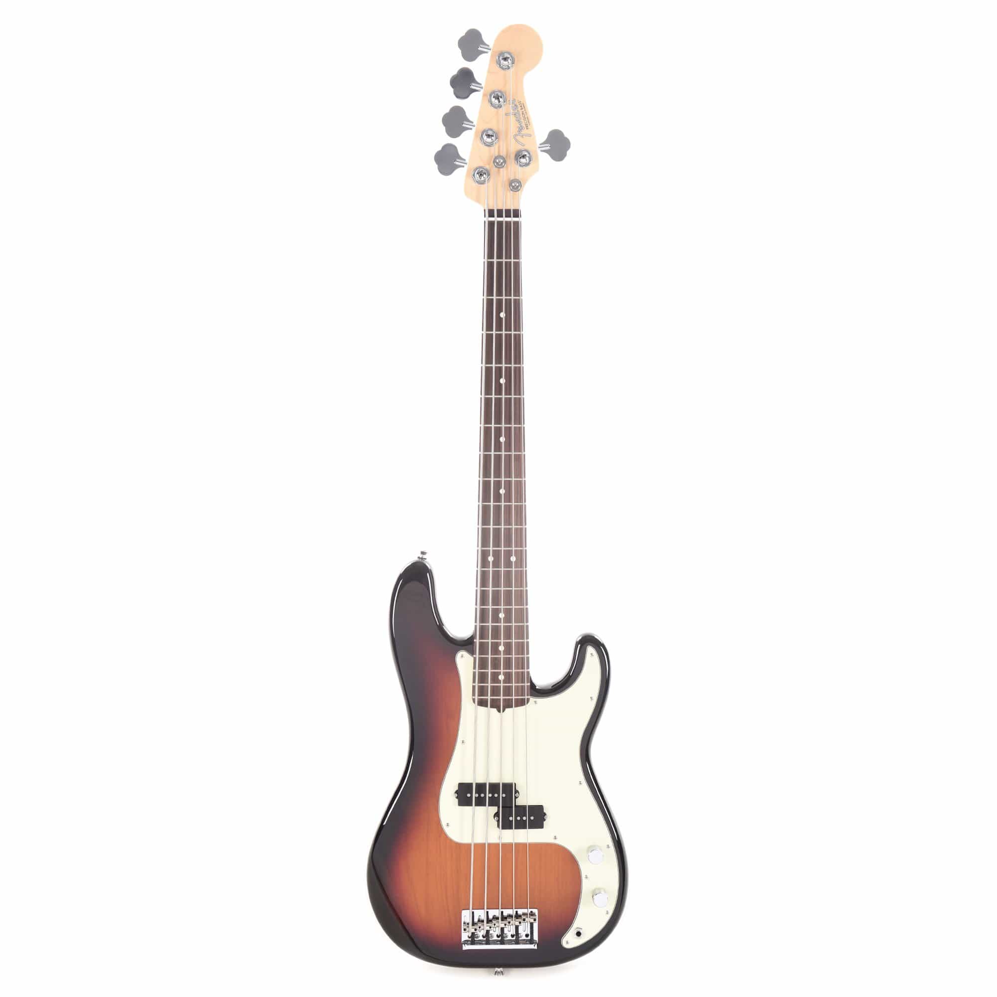Fender American Pro Precision Bass V 3-Color Sunburst w/Mint Pickguard ...