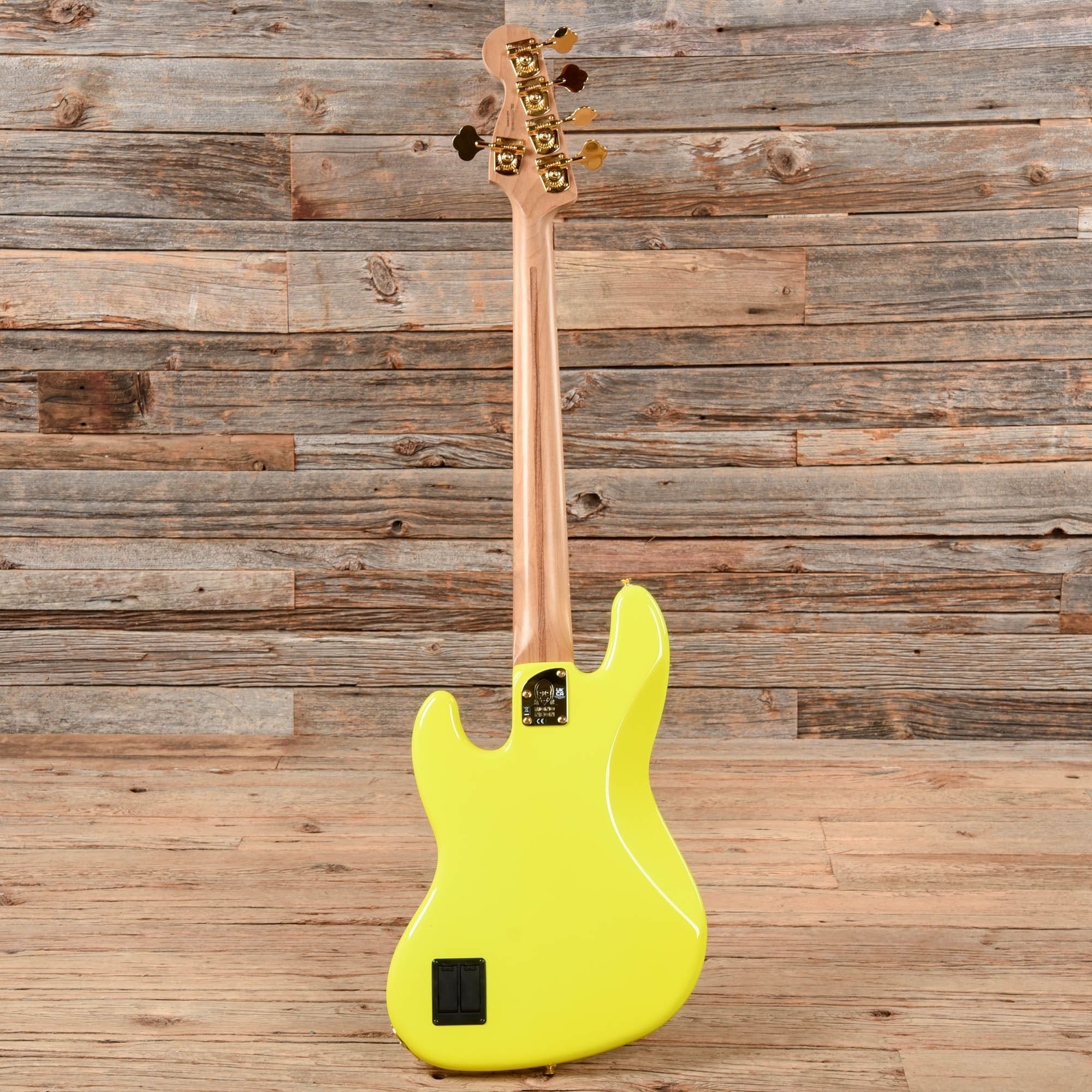 Fender Artist MonoNeon Jazz Bass V Neon Yellow – Chicago Music Exchange