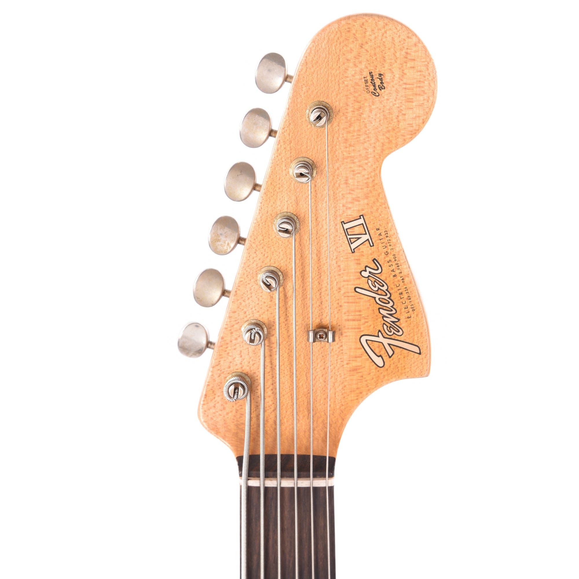Fender Custom Shop Bass VI Journeyman Relic Aged 3-Color Sunburst ...