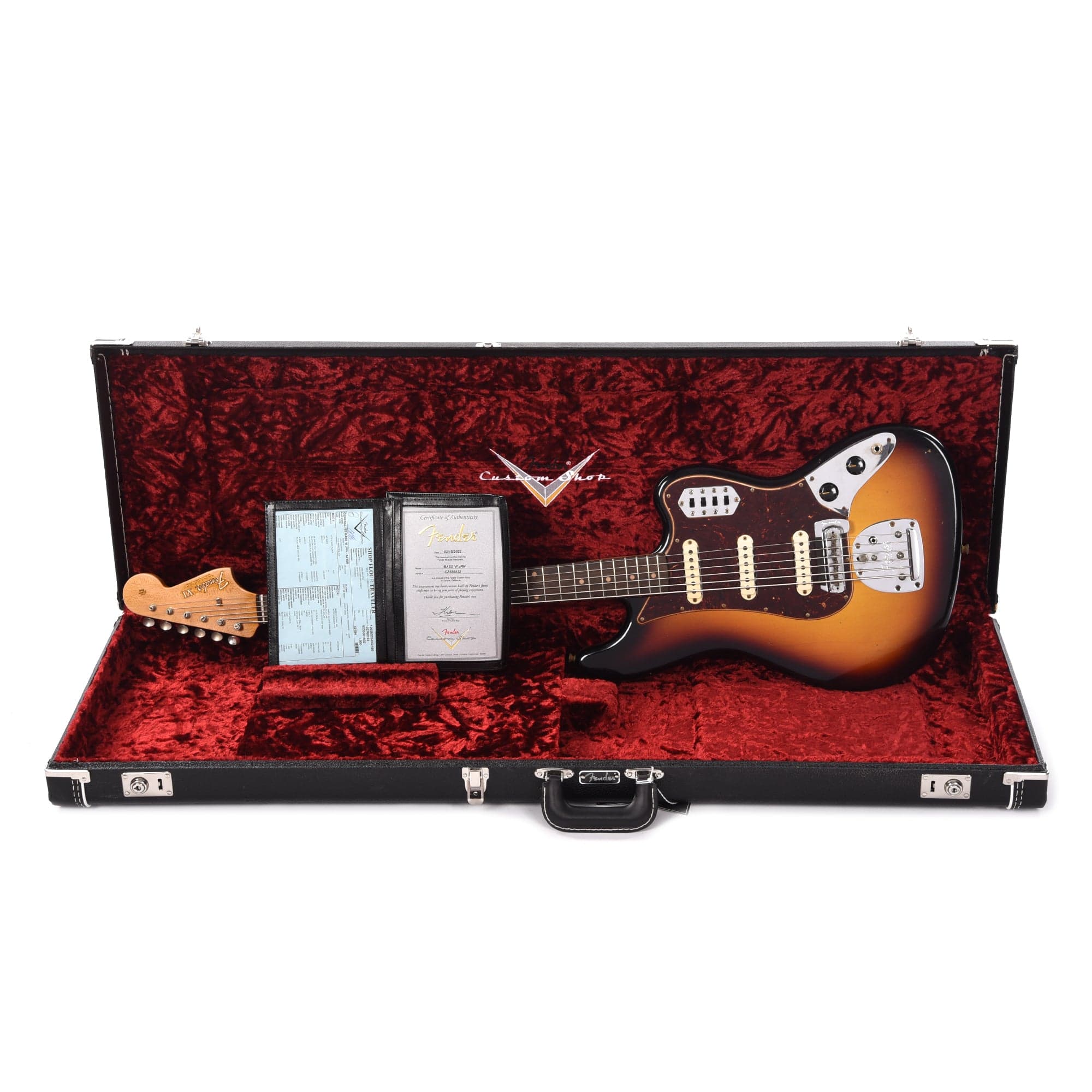 Fender Custom Shop Bass VI Journeyman Relic Aged 3-Color Sunburst ...