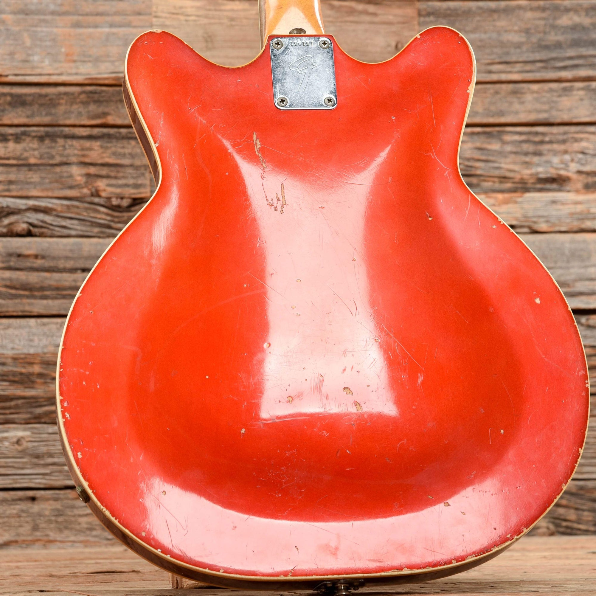 Fender Coronado Bass Candy Apple Red 1967 – Chicago Music Exchange