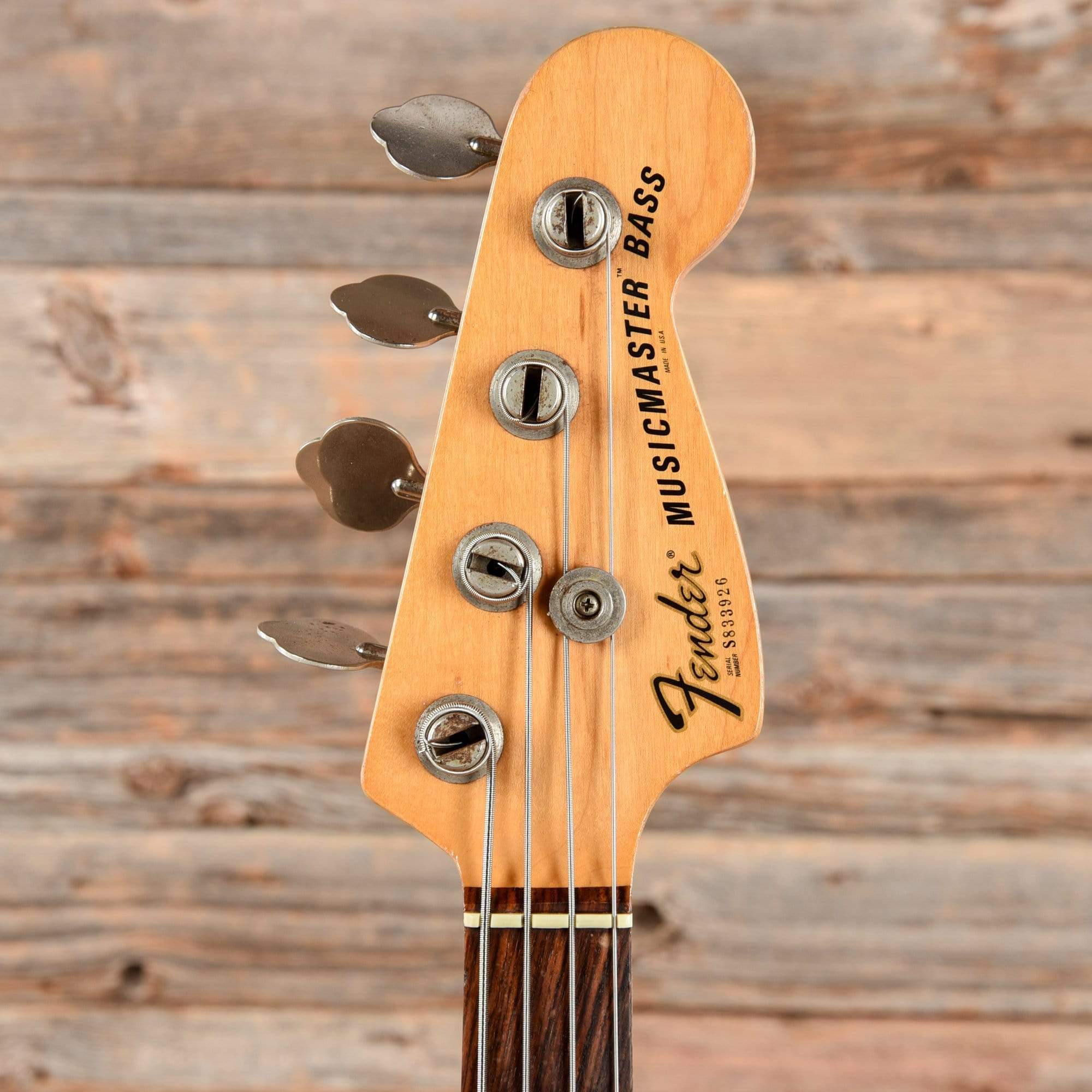 Fender Musicmaster Bass Black 1980 – Chicago Music Exchange