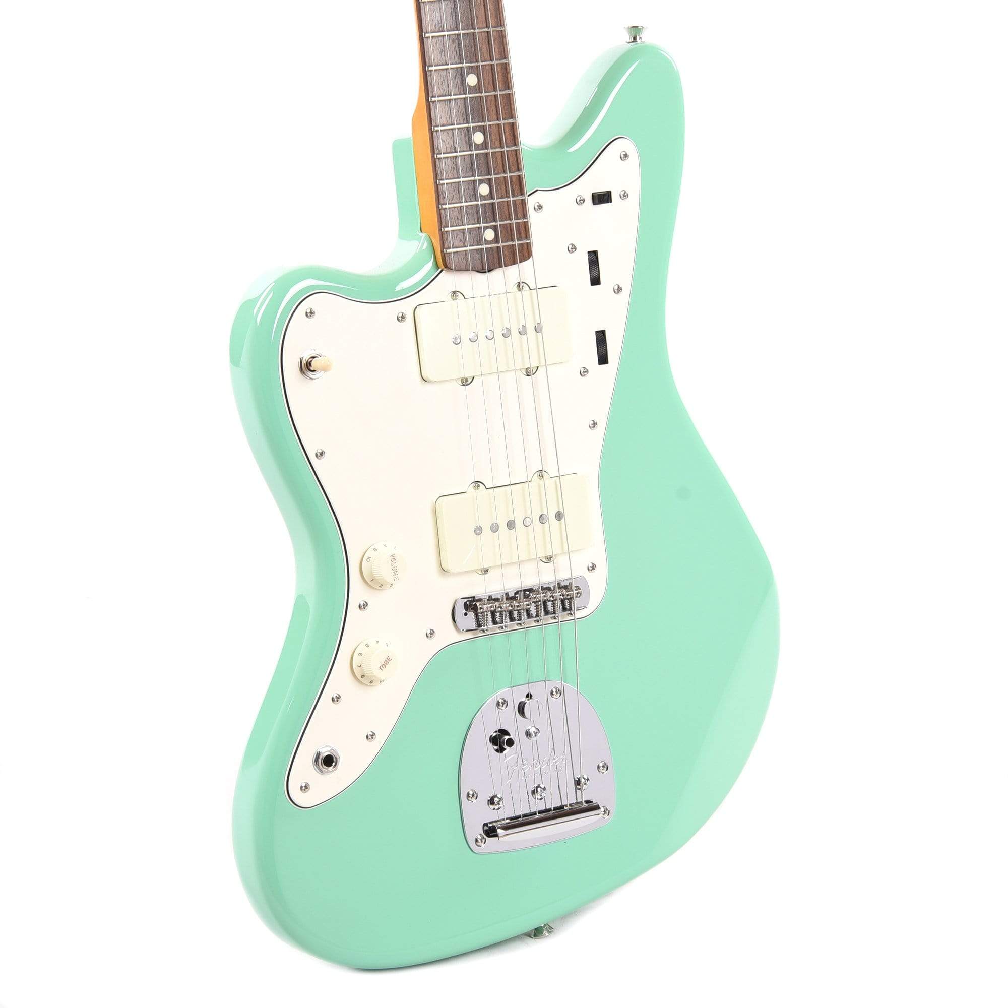 Fender MIJ Traditional 60s Jazzmaster Surf Green LEFTY w/Matching Head ...