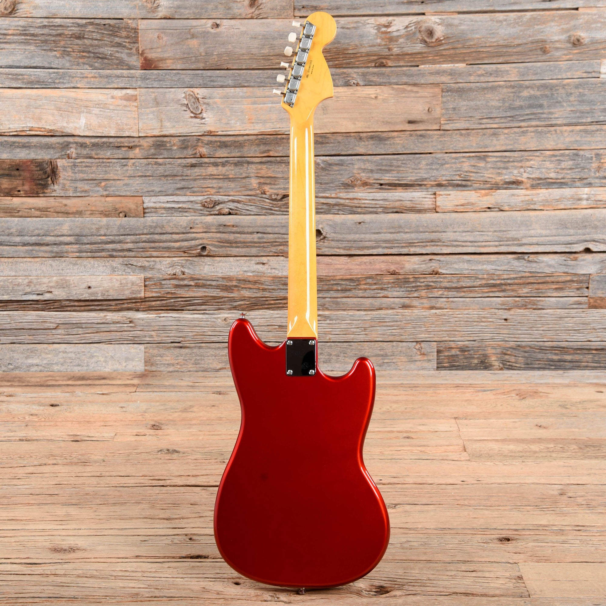 Fender MIJ Traditional 60s Mustang Candy Apple Red LEFTY w/Matching He ...