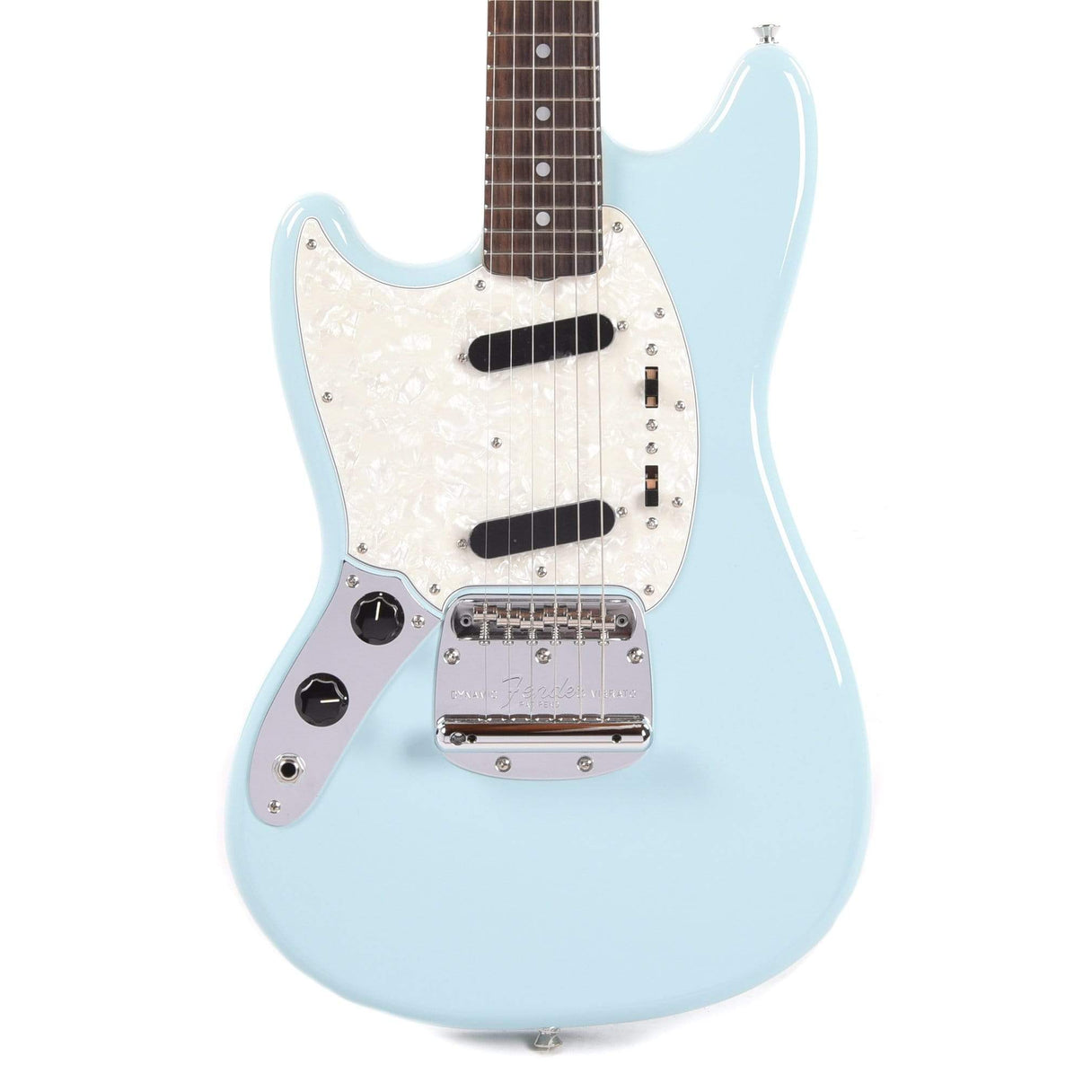 Fender MIJ Traditional 60s Mustang Sonic Blue LEFTY w/Matching Headcap ...