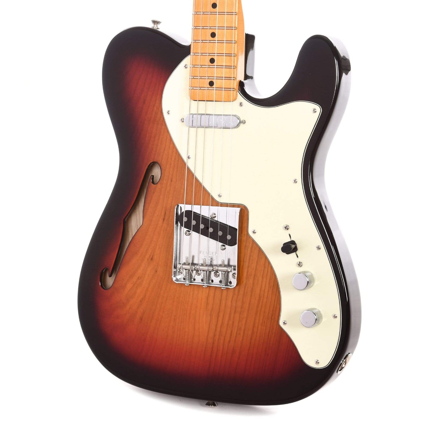 Fender American Original '60s Telecaster Thinline 3-Tone Sunburst ...