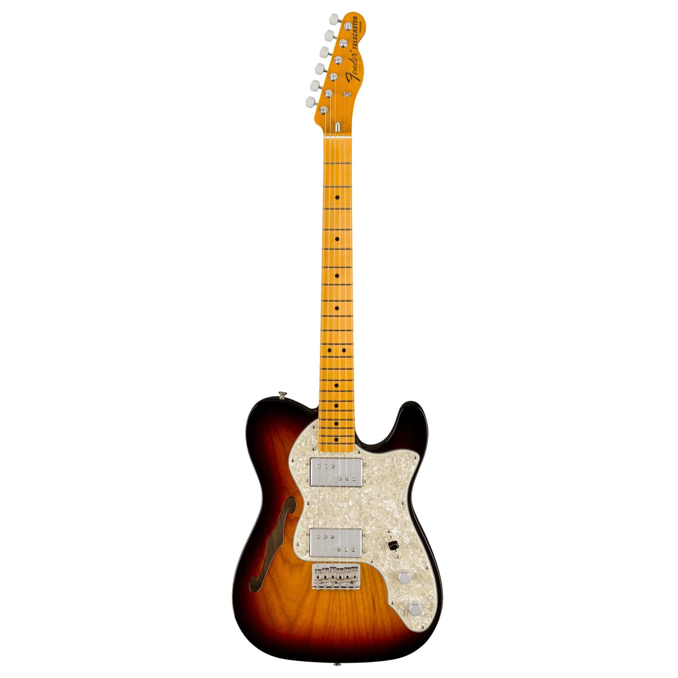 Fender American Vintage II 1972 Telecaster Thinline 3-Color Sunburst ...