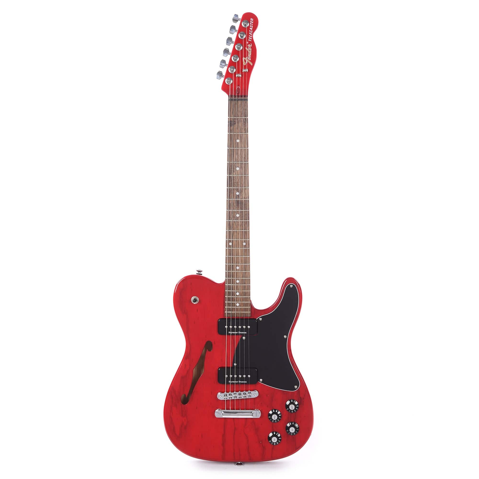 Fender Artist Jim Adkins JA-90 Telecaster Thinline Crimson Red Transpa ...