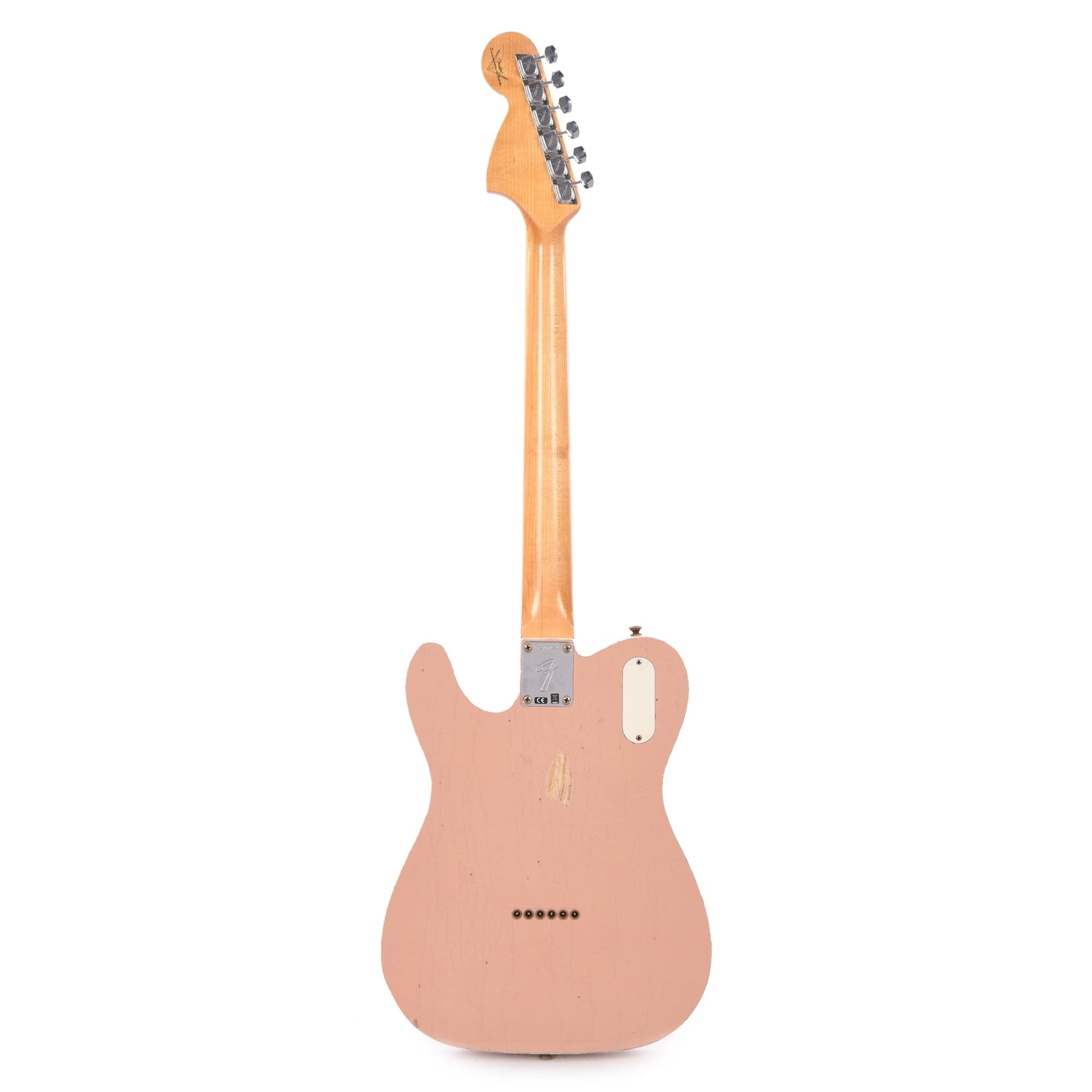 Fender Custom Shop 1972 Thinline Deluxe Relic Ash Dirty Shell Pink w/N ...