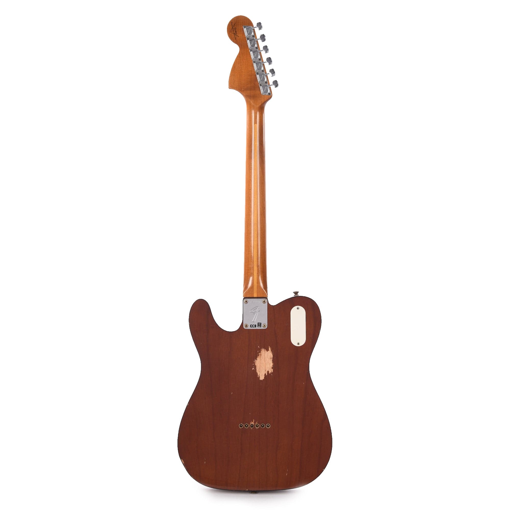 Fender Custom Shop 1972 Thinline Deluxe Relic Ash Walnut w/Roasted Nec ...