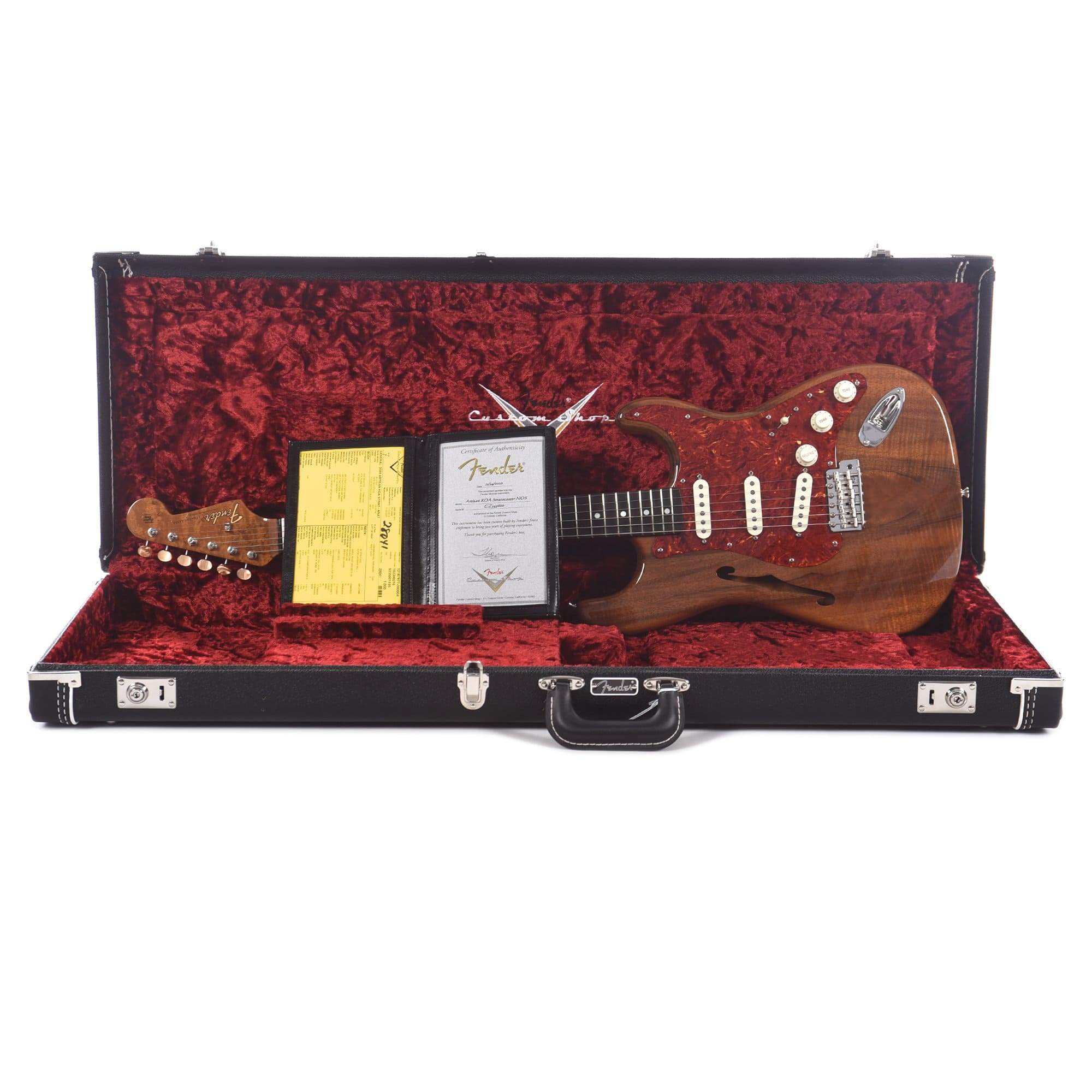 Fender Custom Shop Artisan Stratocaster Thinline Roasted Ash Body AAAA ...