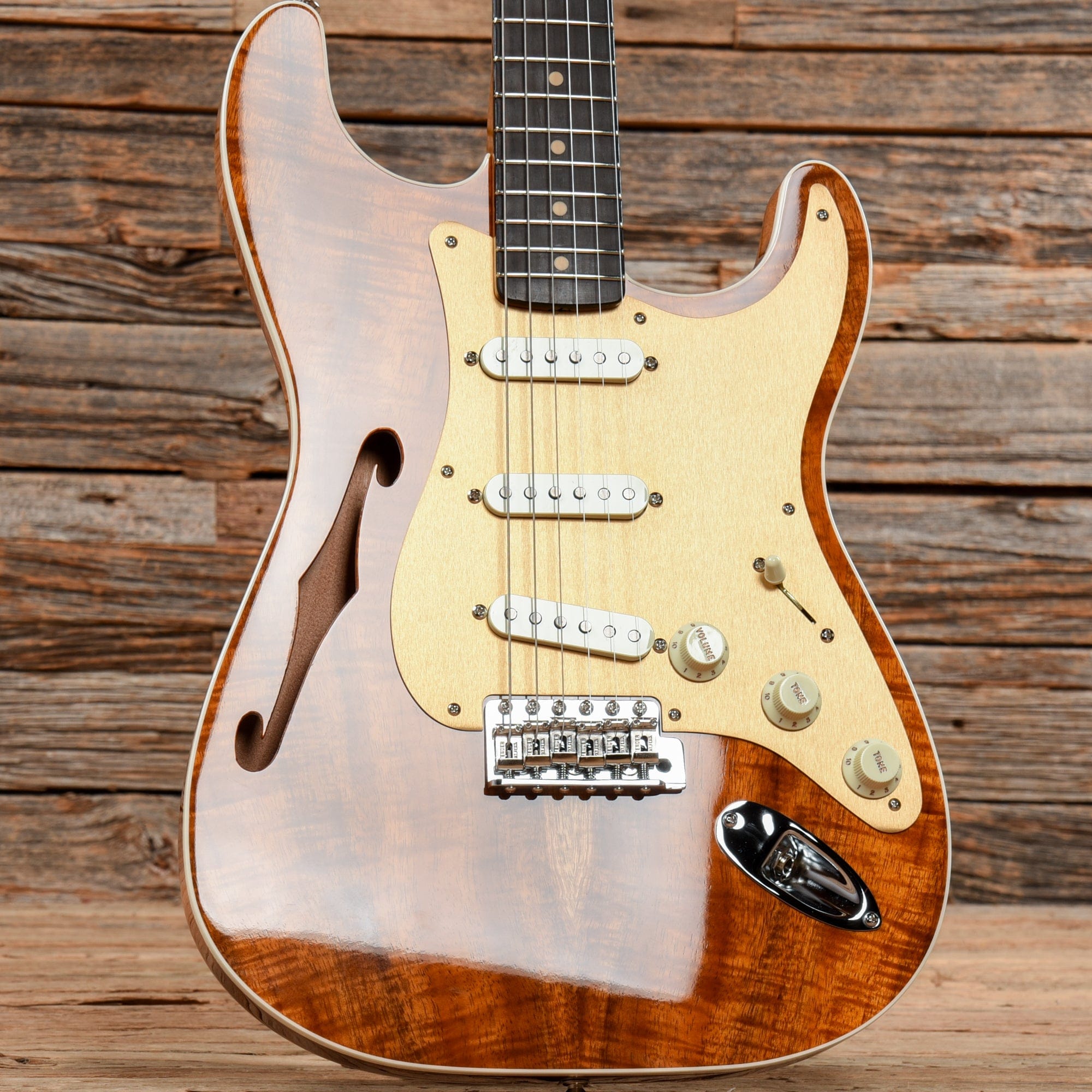 Fender Custom Shop Artisan Thinline Stratocaster Koa 2019 – Chicago ...