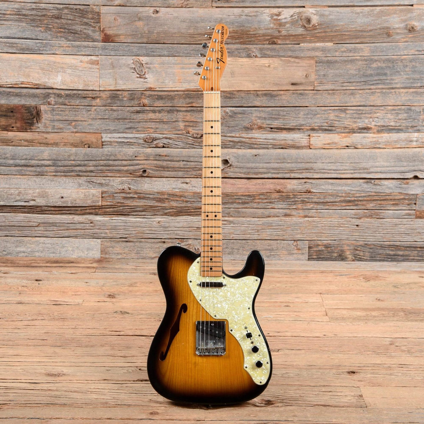 Fender Custom Shop Telecaster Thinline Sunburst – Chicago Music Exchange