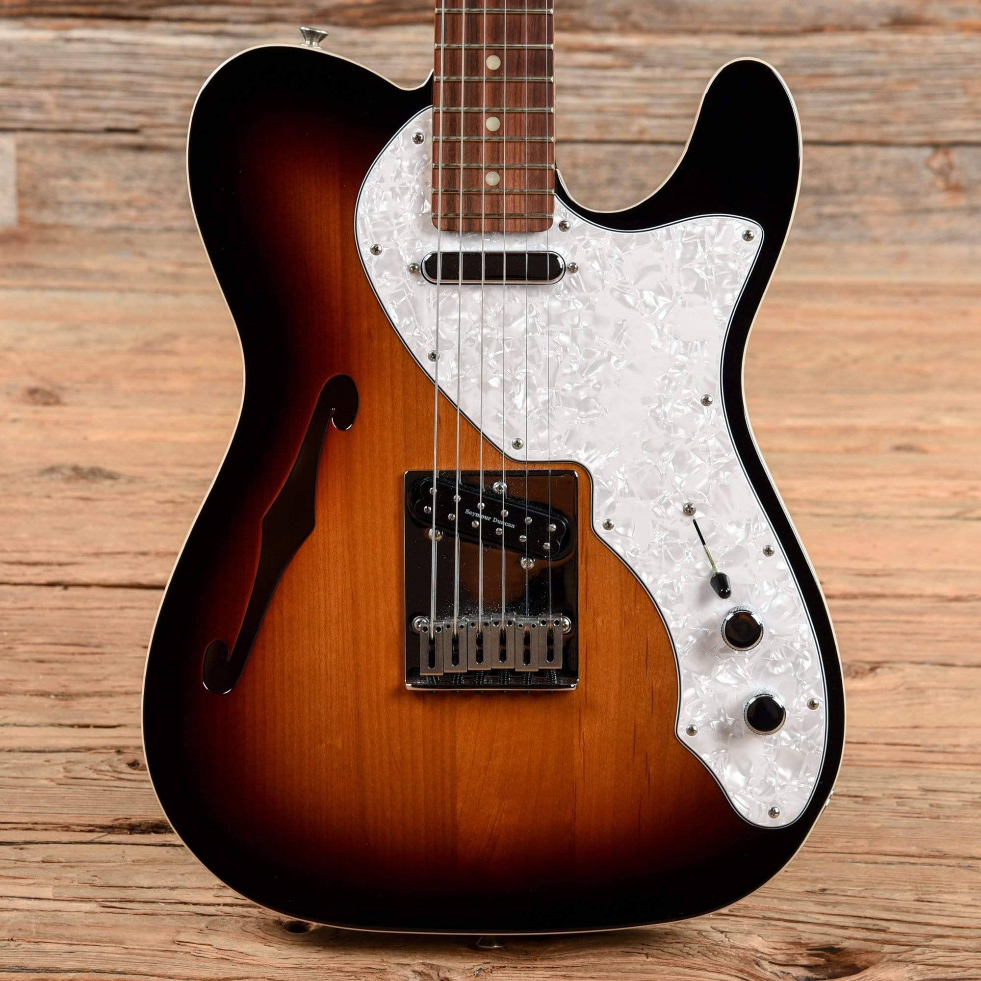Fender Deluxe Telecaster Thinline Sunburst 2019 – Chicago Music Exchange
