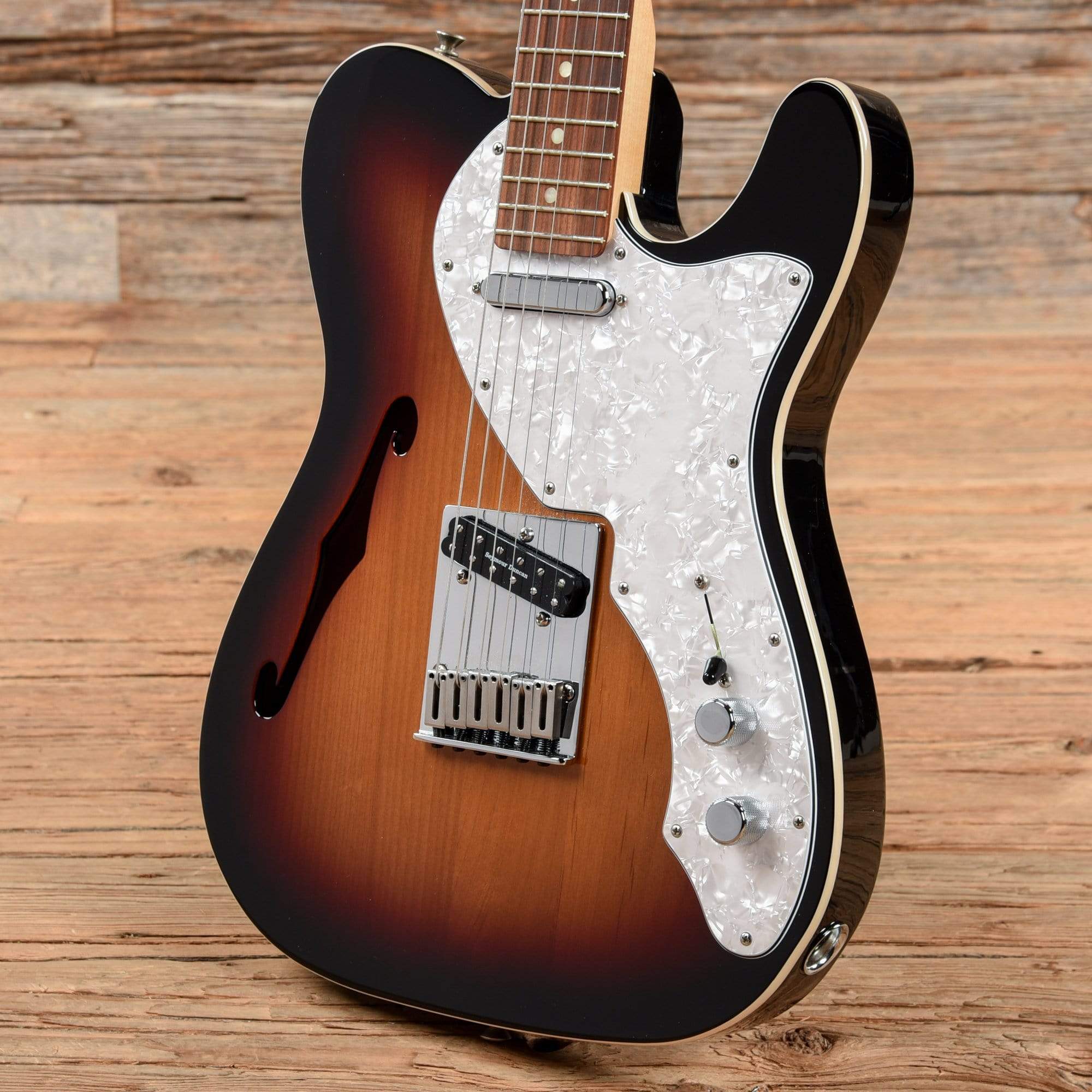 Fender Deluxe Telecaster Thinline Sunburst 2019 – Chicago Music Exchange
