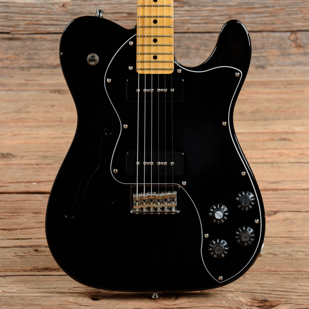 Fender Modern Player Telecaster Thinline Deluxe Transparent Black 2012 ...