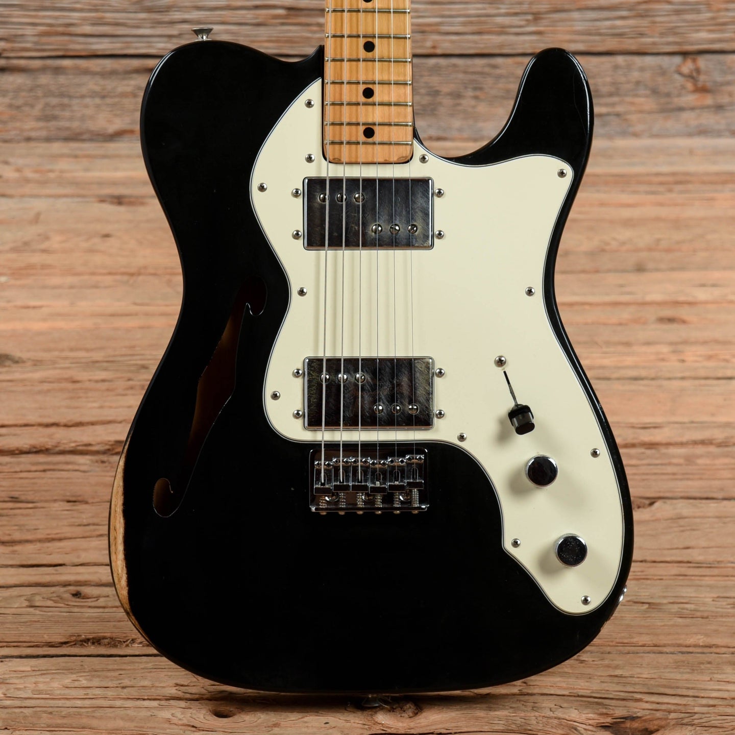 Fender Telecaster Thinline Black 1975 – Chicago Music Exchange