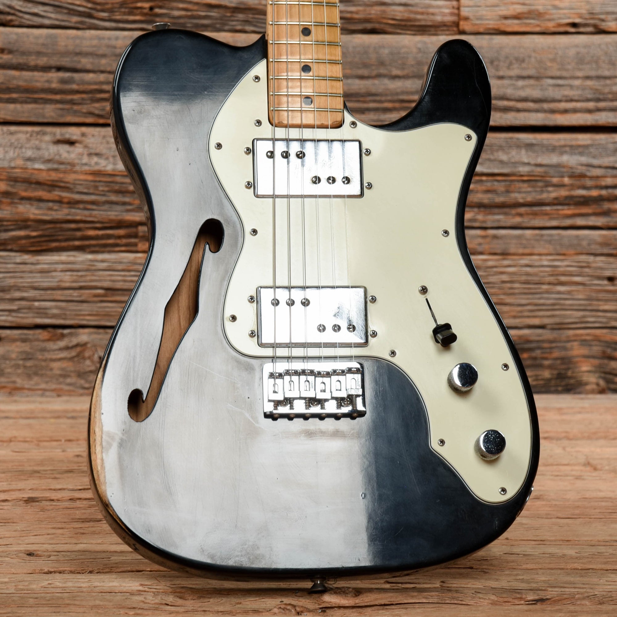 Fender Telecaster Thinline Black 1975 – Chicago Music Exchange