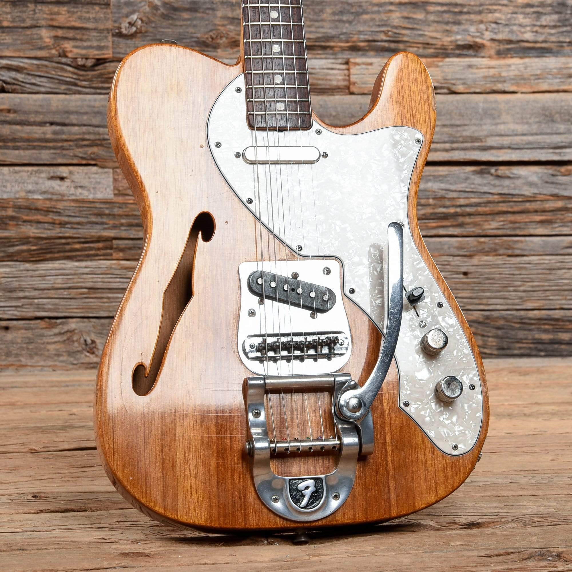 Fender Telecaster Thinline Mahogany 1968 – Chicago Music Exchange