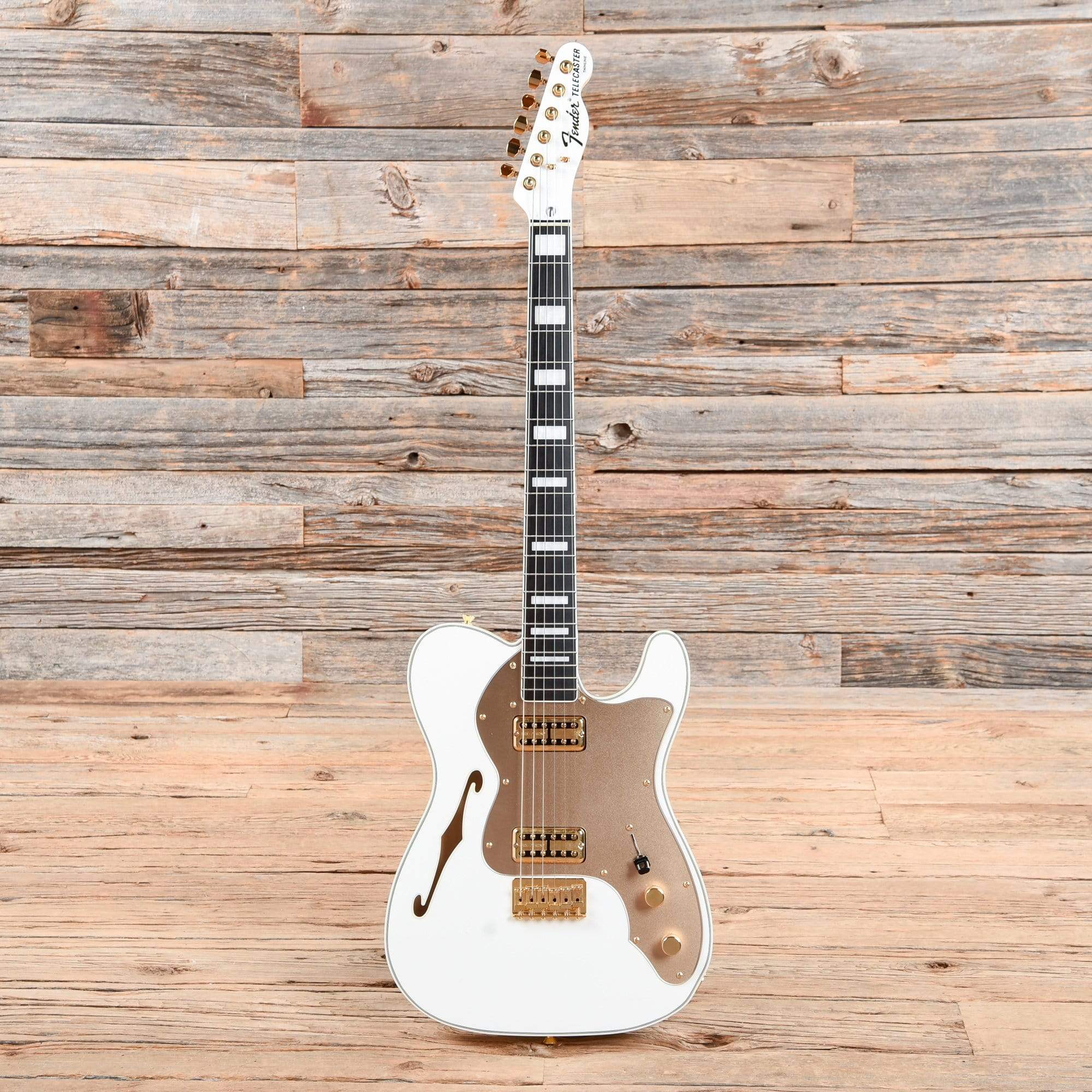 Fender Telecaster Thinline Super Deluxe Olympic White 2015 – Chicago ...
