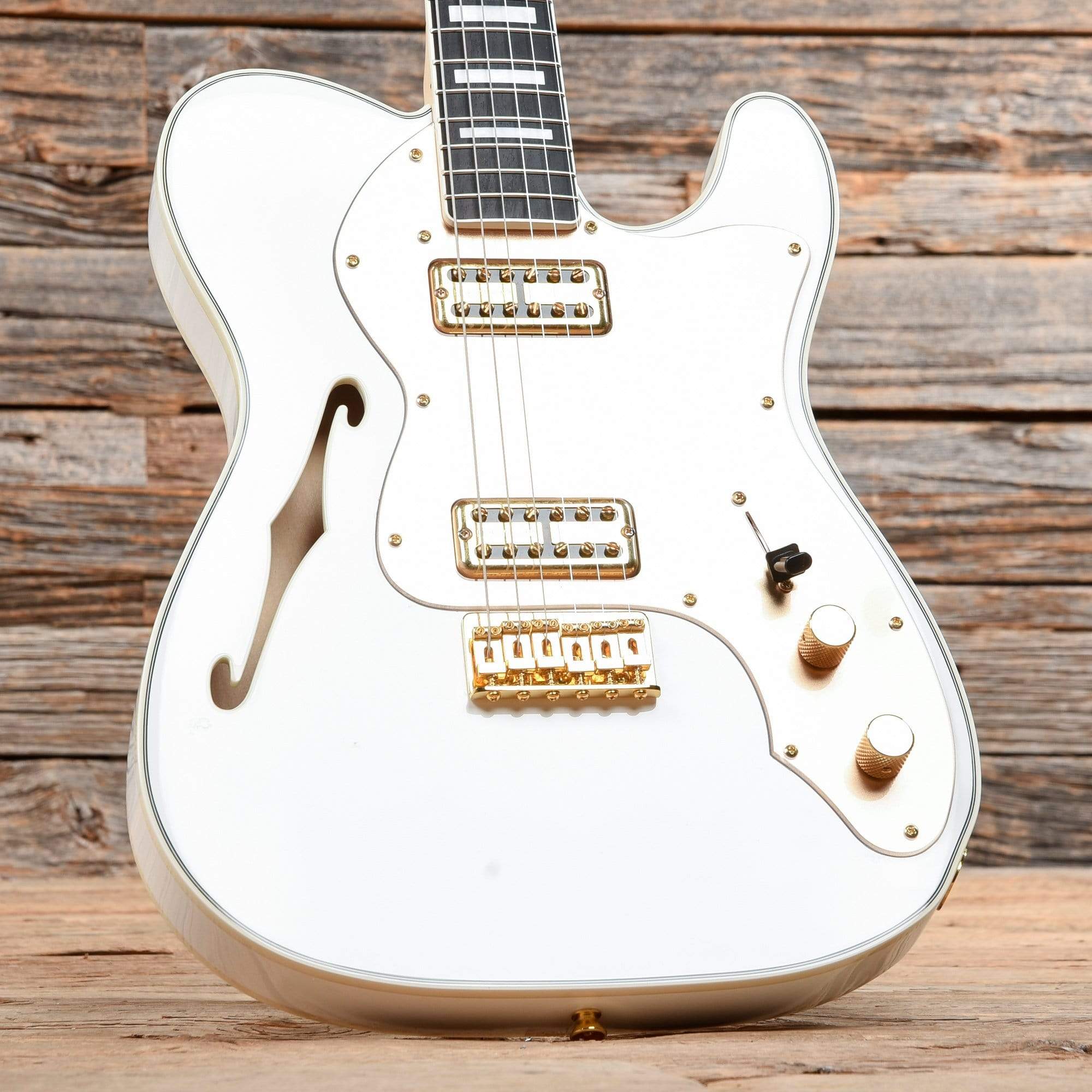 Fender Telecaster Thinline Super Deluxe Olympic White 2015 – Chicago ...