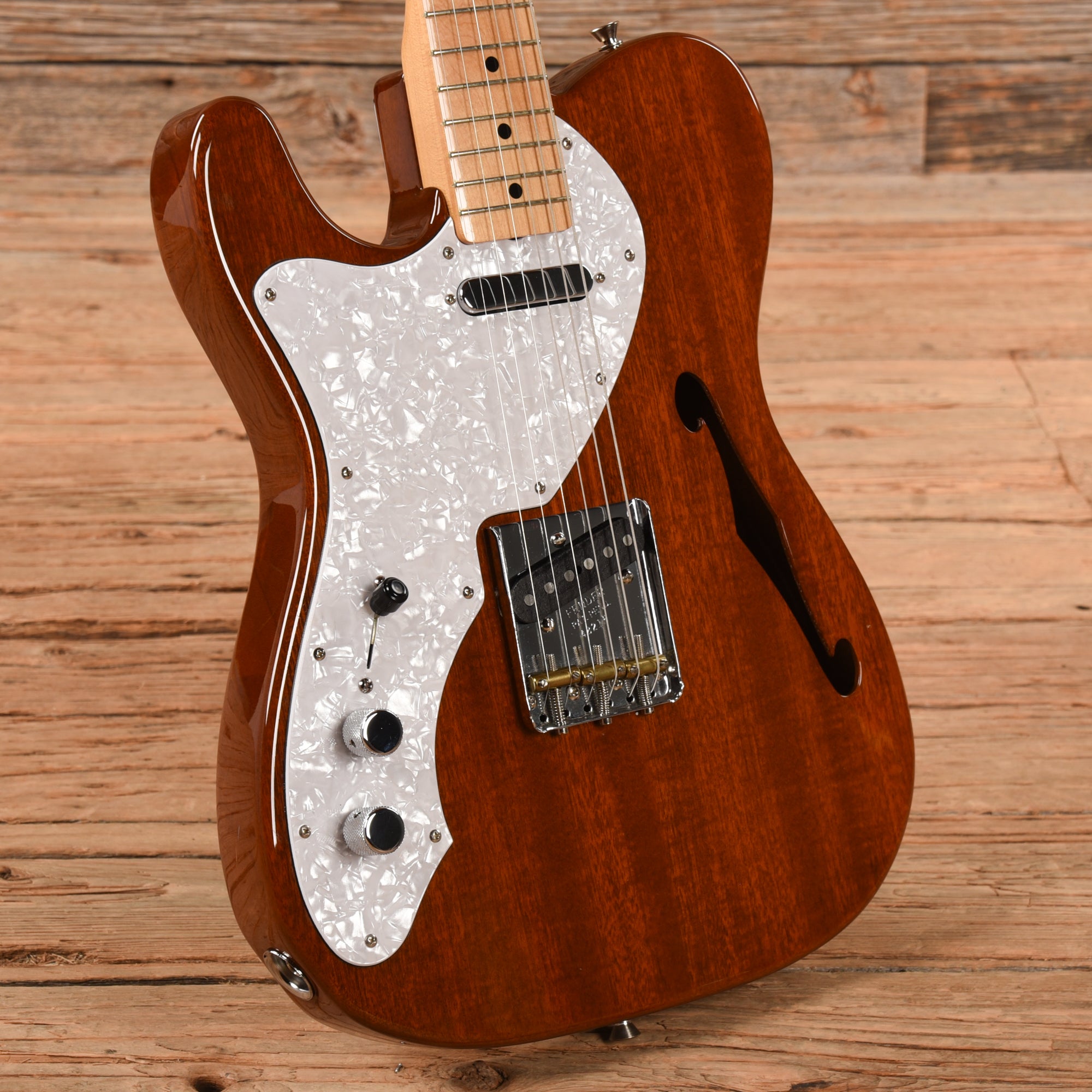 Fender TN70 Thinline Telecaster Natural 2004 LEFTY – Chicago Music Exchange