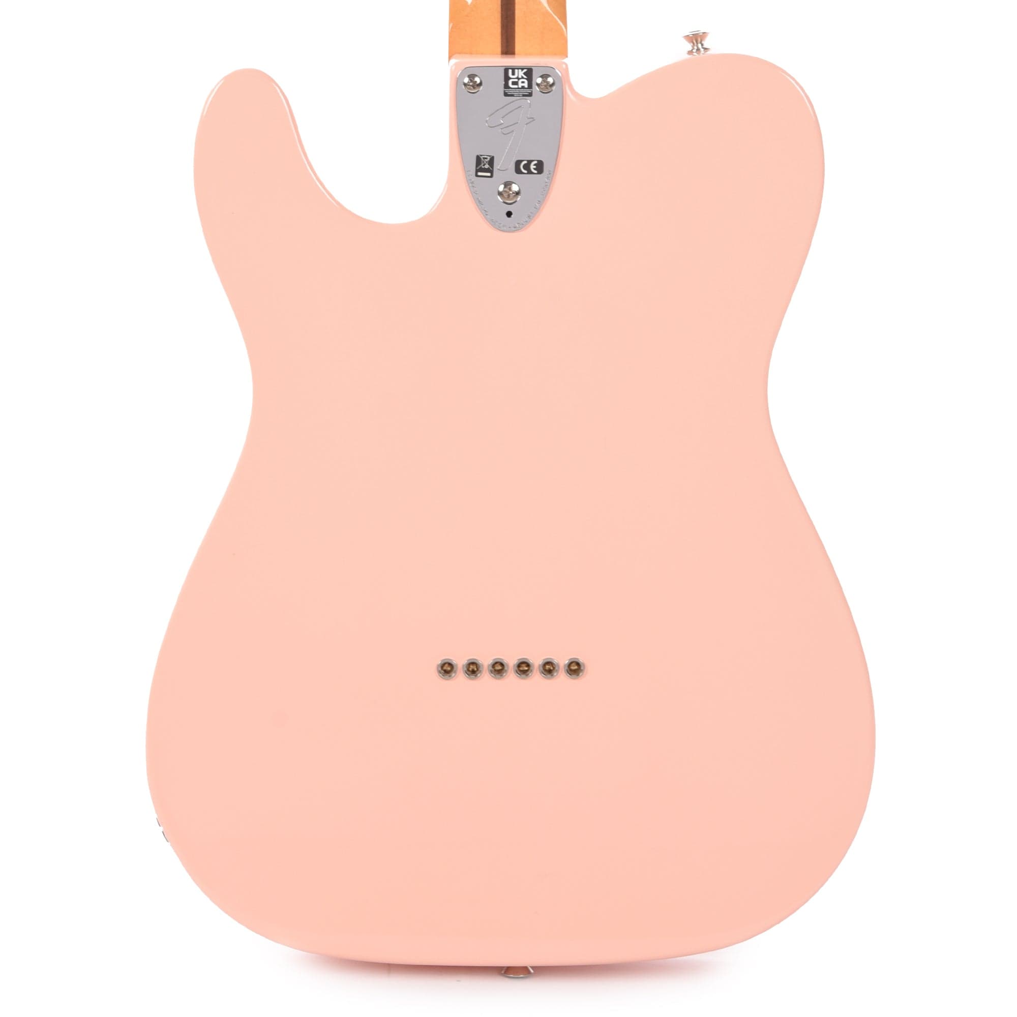 Fender Vintera '70s Telecaster Thinline Shell Pink w/4-Ply Aged Pearl ...