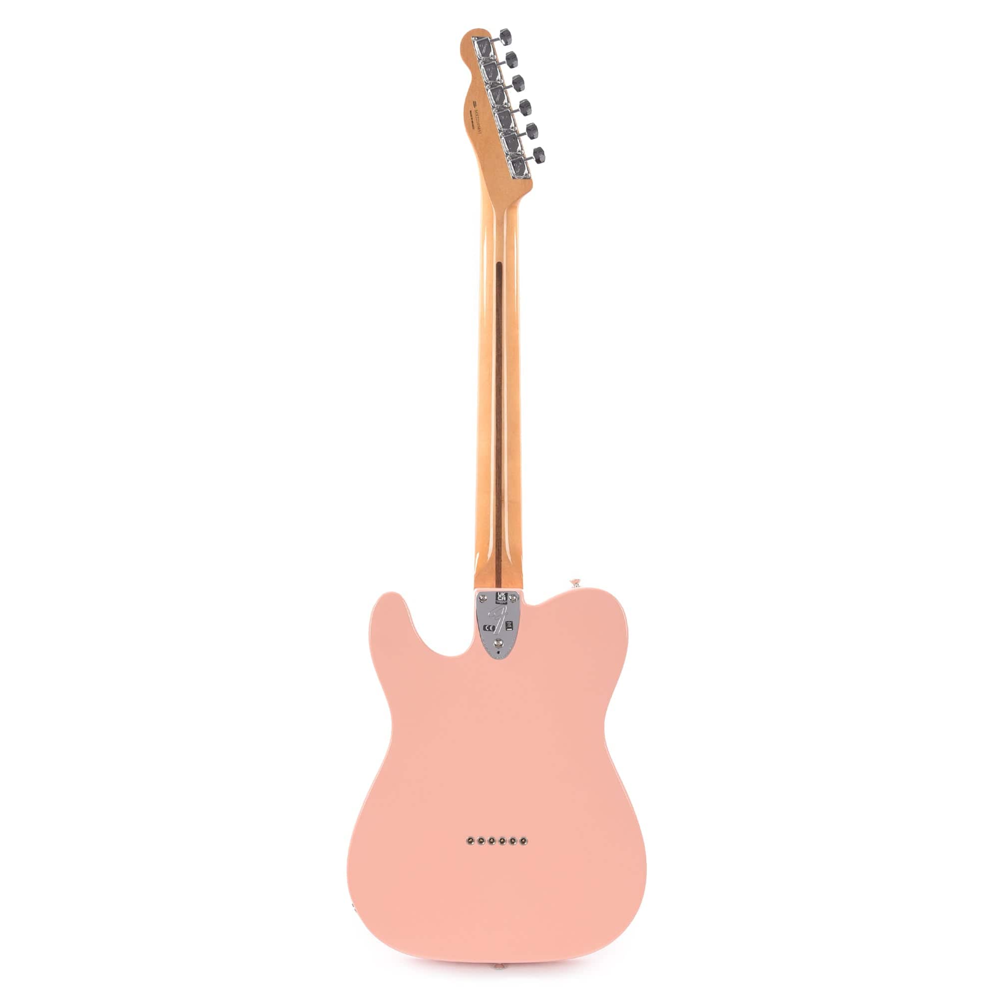 Fender Vintera '70s Telecaster Thinline Shell Pink w/4-Ply Aged Pearl ...