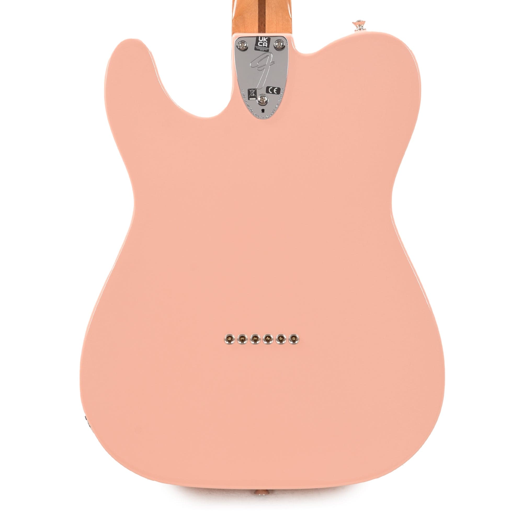 Fender Vintera '70s Telecaster Thinline Shell Pink w/4-Ply Aged Pearl ...