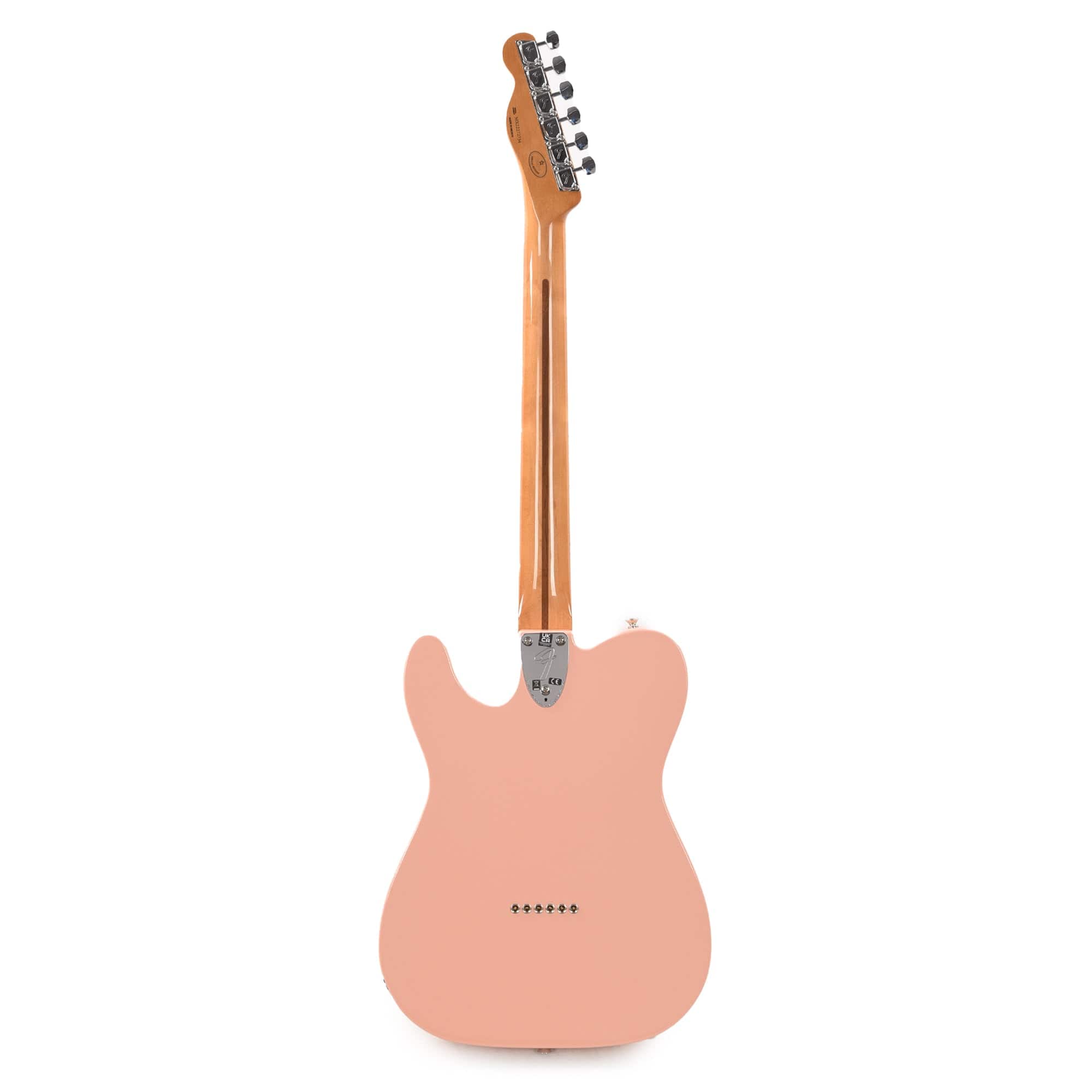 Fender Vintera '70s Telecaster Thinline Shell Pink w/4-Ply Aged Pearl ...