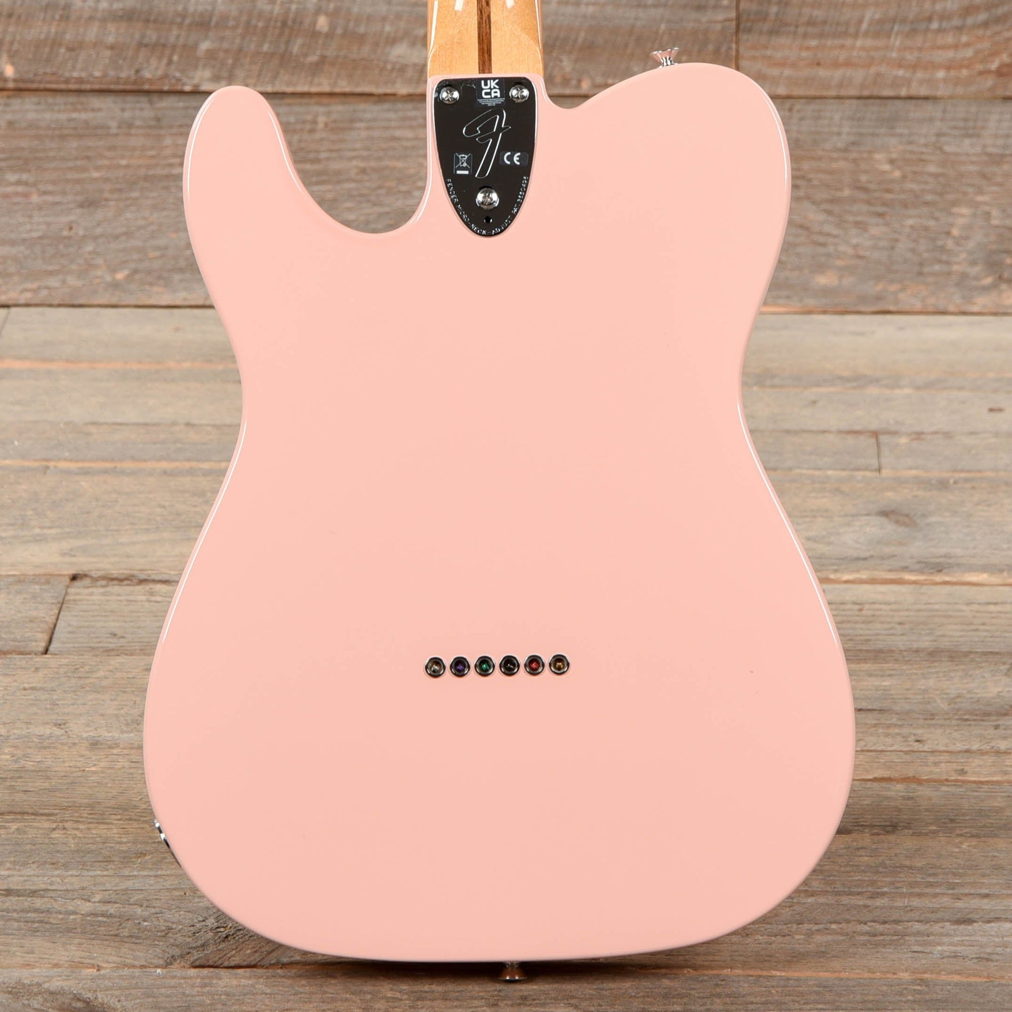 Fender Vintera '70s Telecaster Thinline Shell Pink w/4-Ply Aged Pearl ...