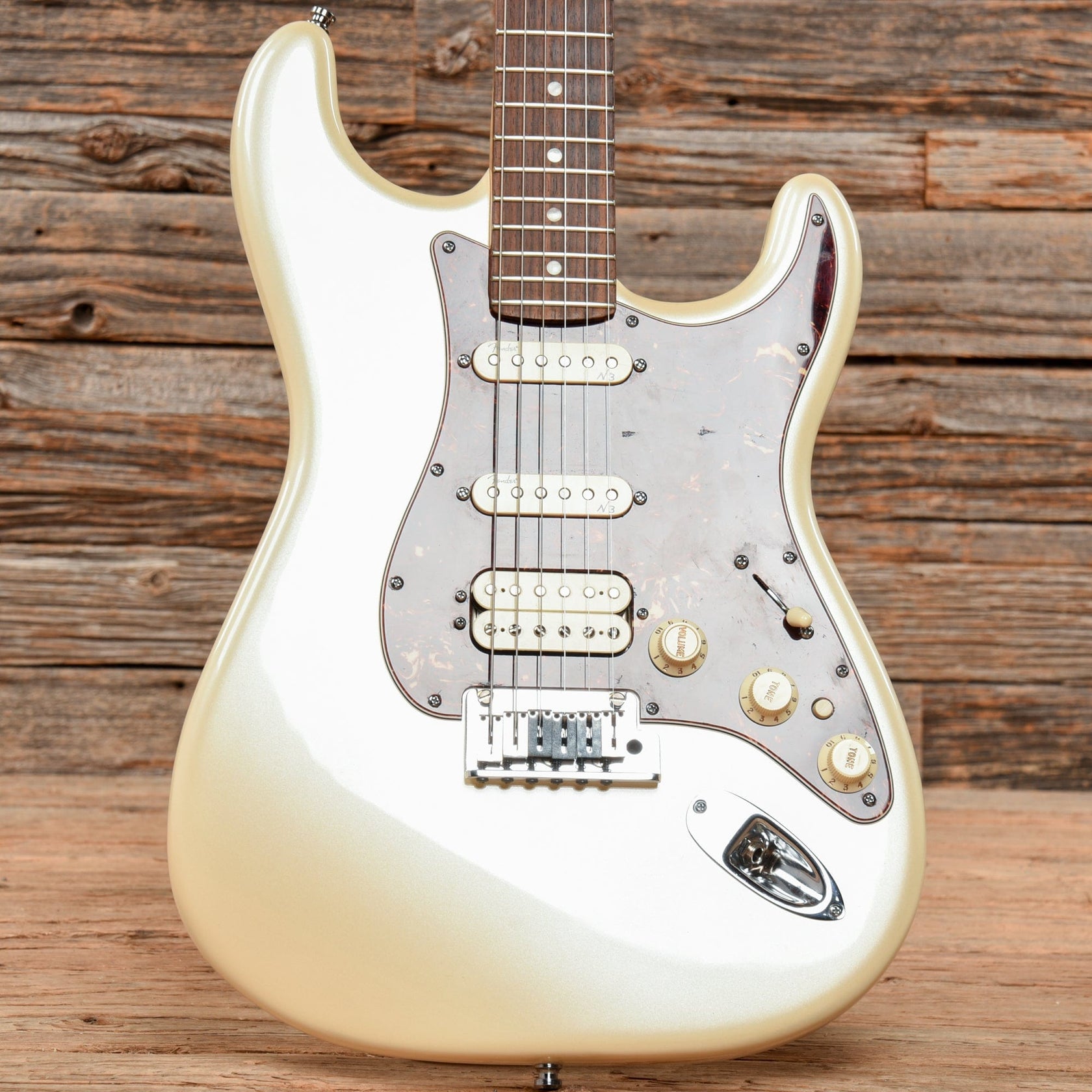 Fender American Deluxe Fat Stratocaster HSS Olympic Pearl 2012 ...