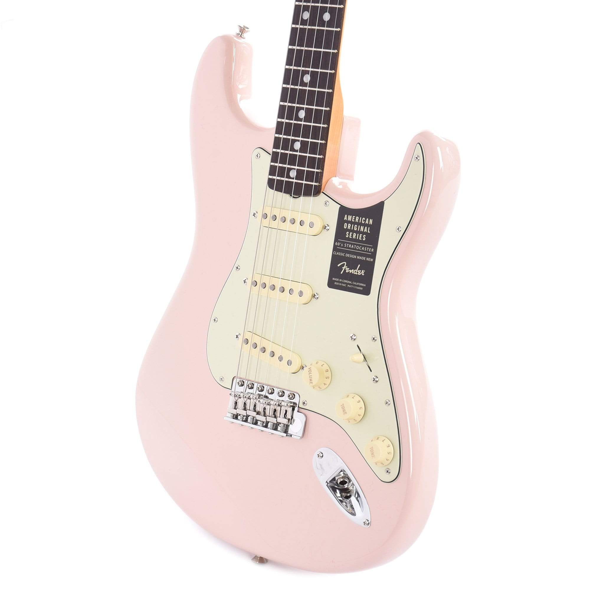 Fender American Original '60s Stratocaster Shell Pink – Chicago Music ...