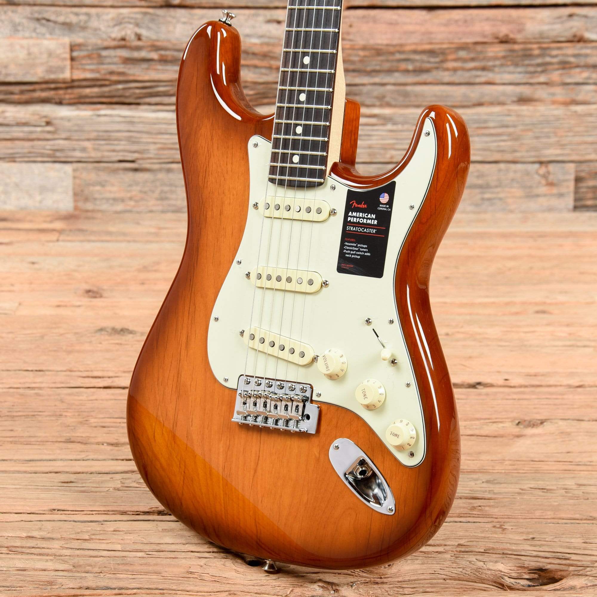 Fender American Performer Stratocaster Honey Burst 2020 – Chicago Music ...