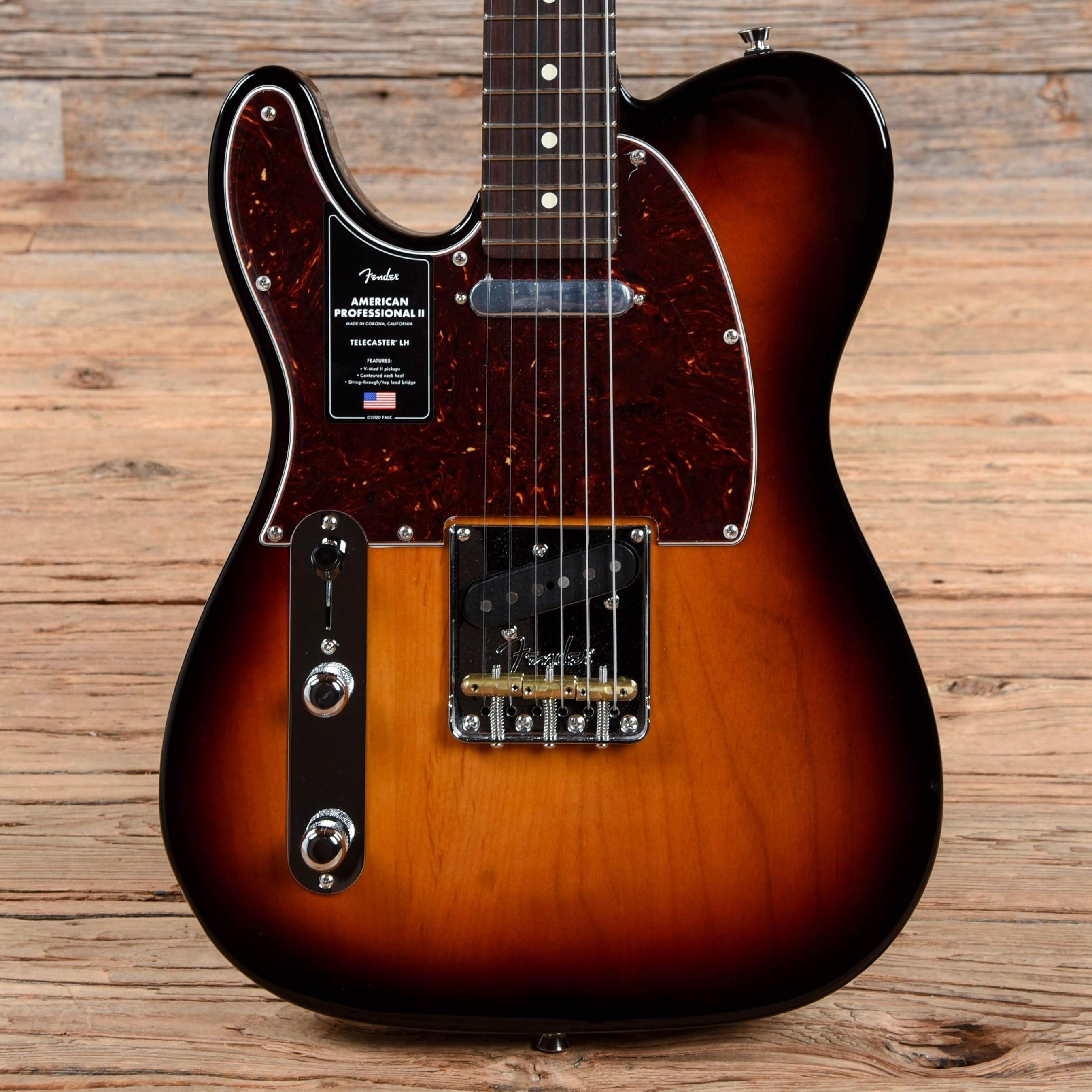 Fender American Pro II Telecaster 3-Color Sunburst 2020 LEFTY – Chicago ...