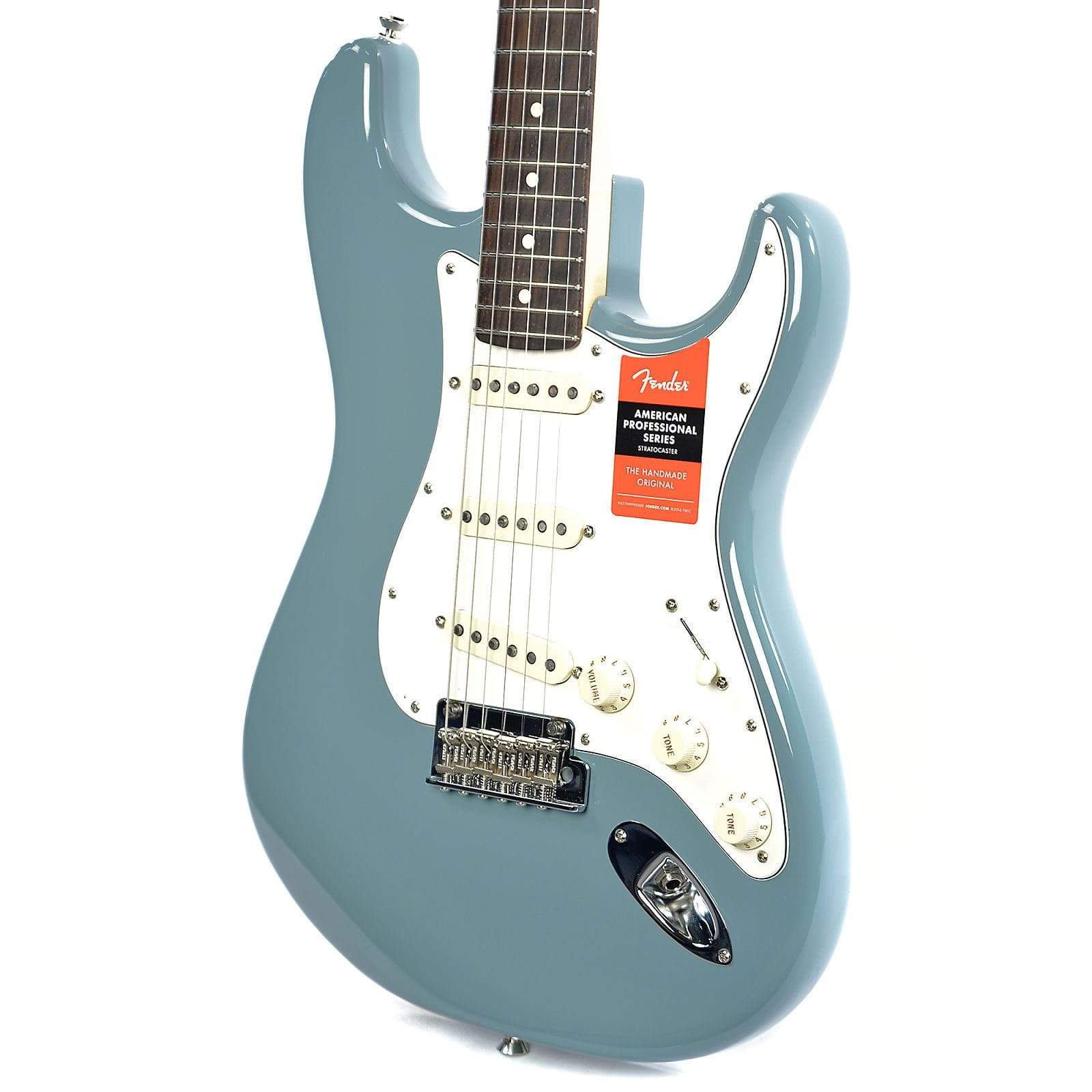 Fender American Pro Stratocaster Sonic Gray w/Parchment Pickguard ...