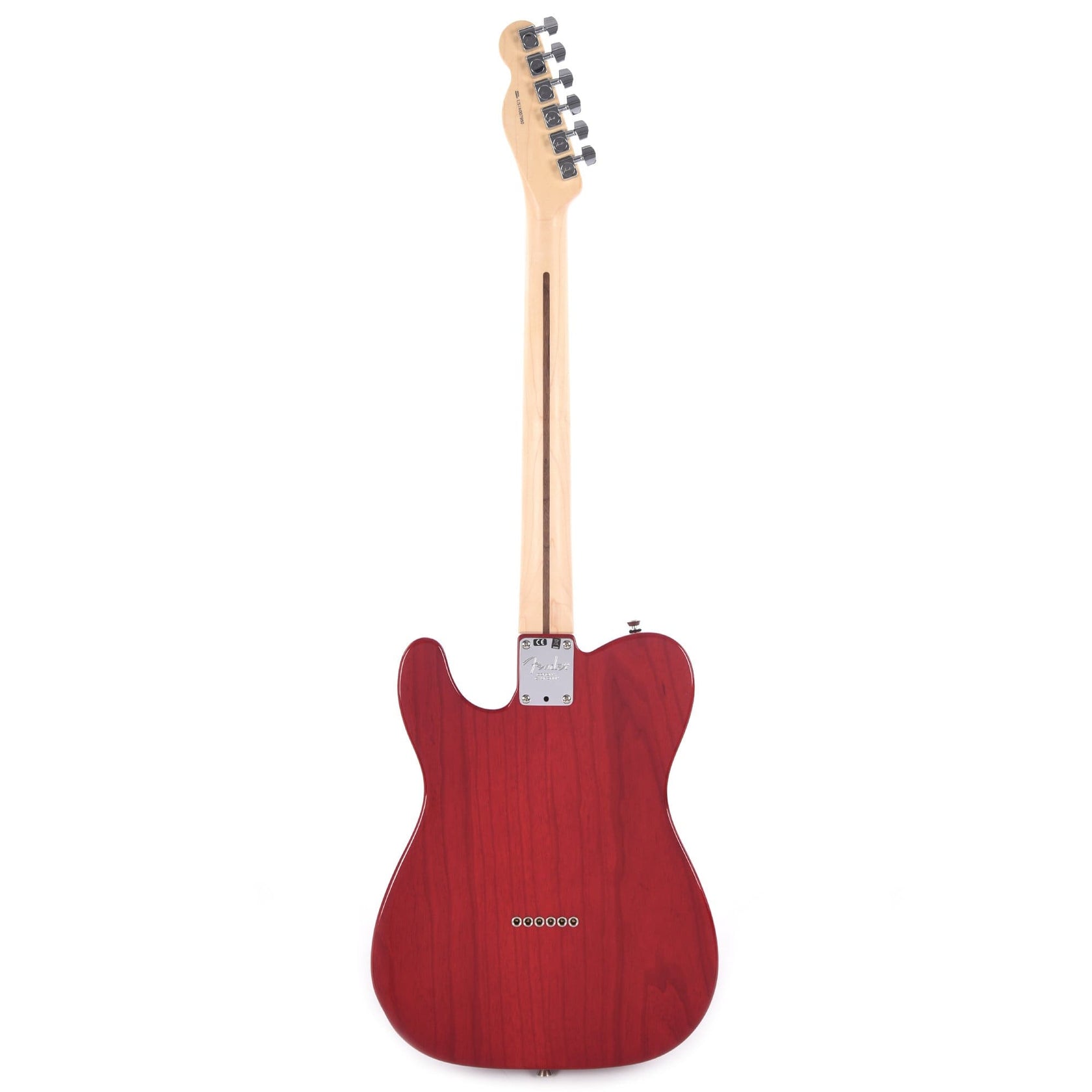 Fender American Pro Telecaster Crimson Red Transparent w/Black Pickgua ...