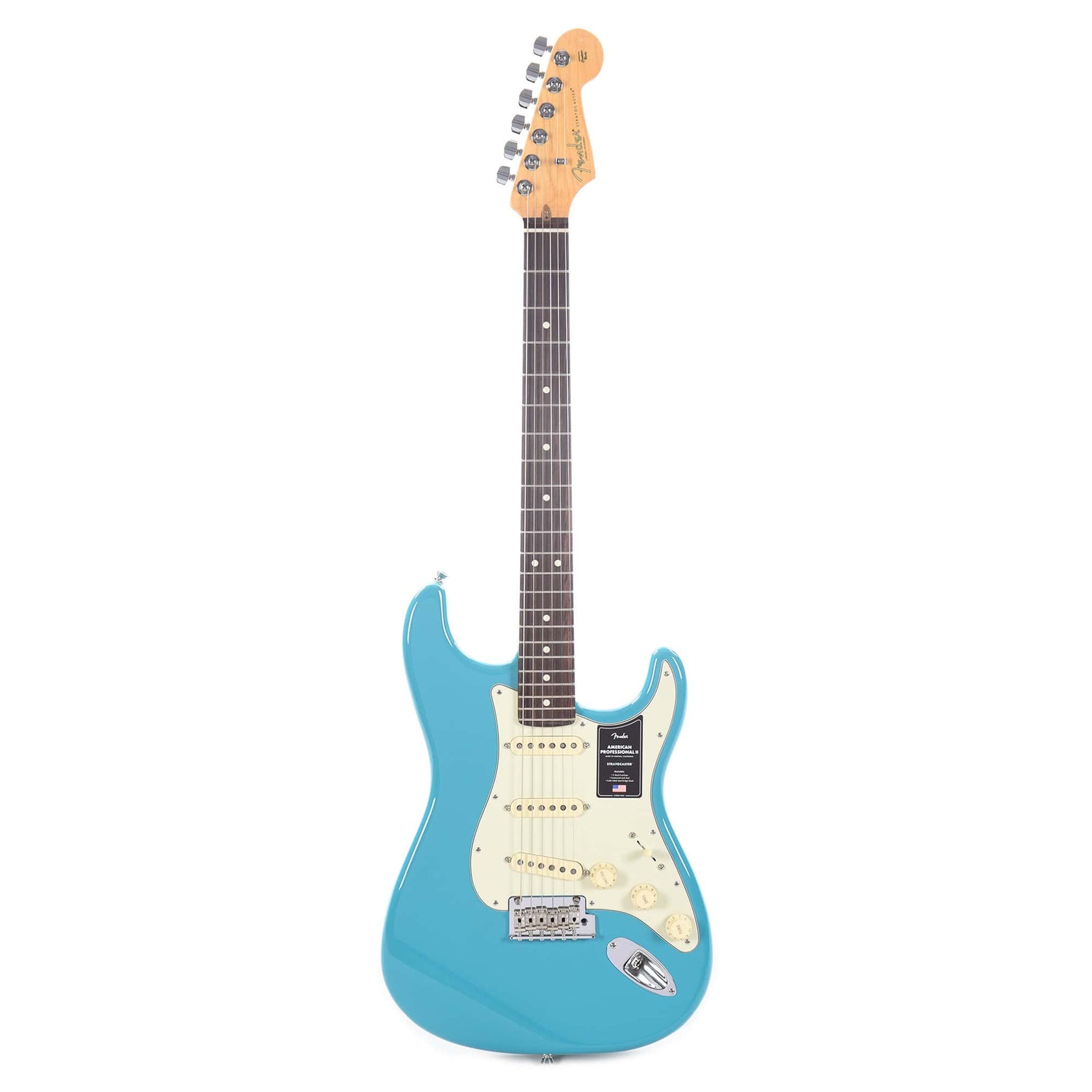 Fender American Professional II Stratocaster Miami Blue – Chicago Music ...