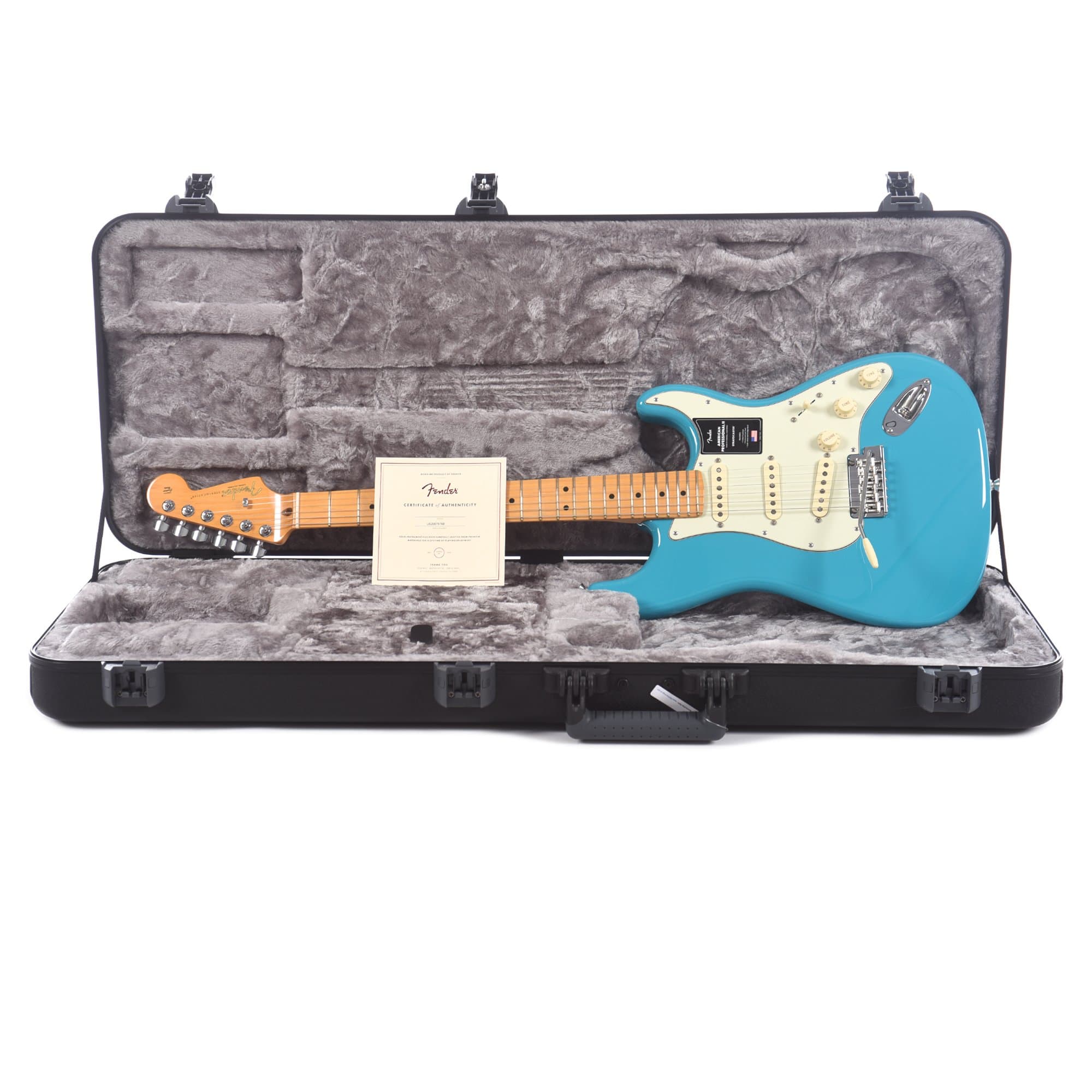Fender American Professional II Stratocaster Miami Blue – Chicago Music ...