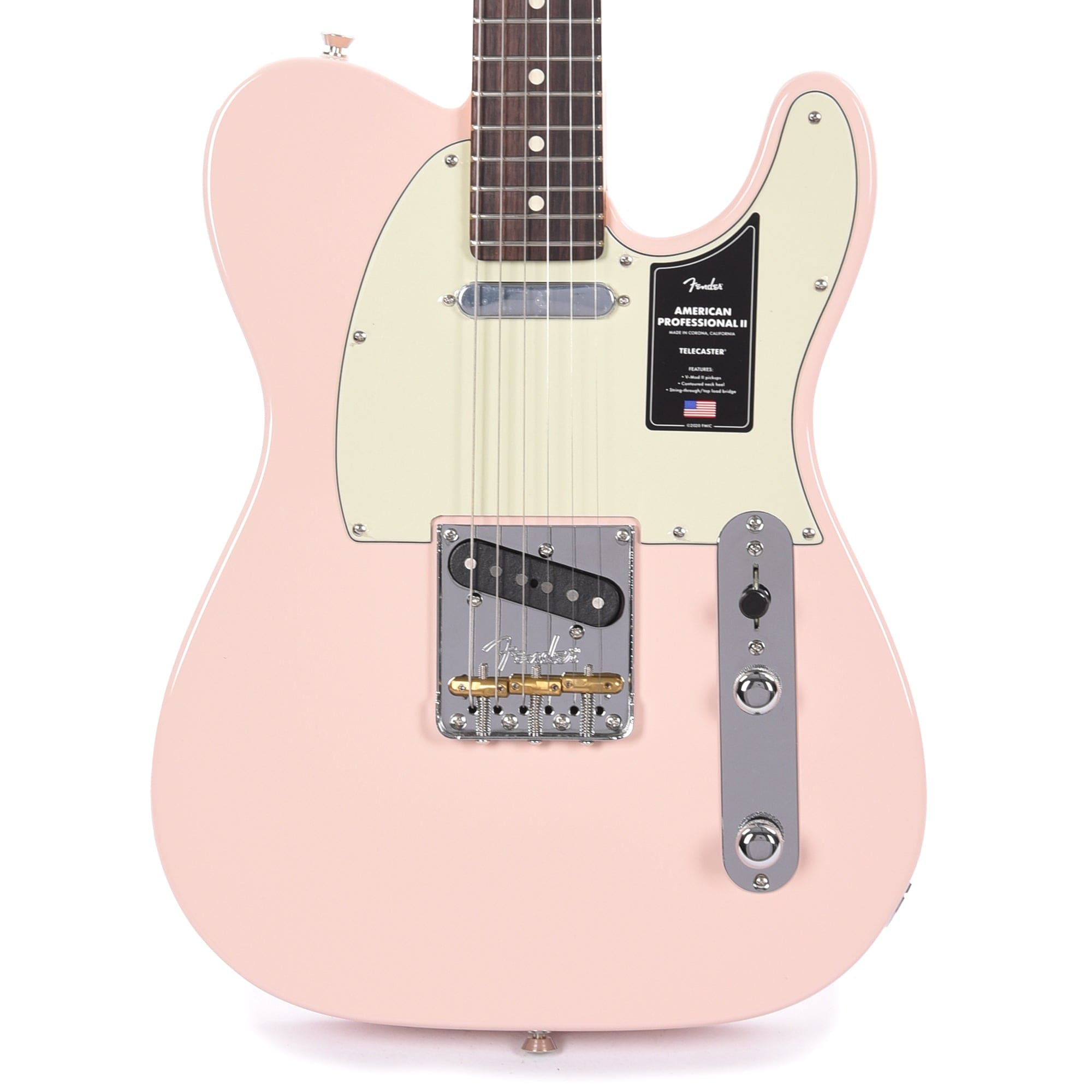 Fender American Professional II Telecaster Shell Pink – Chicago Music ...