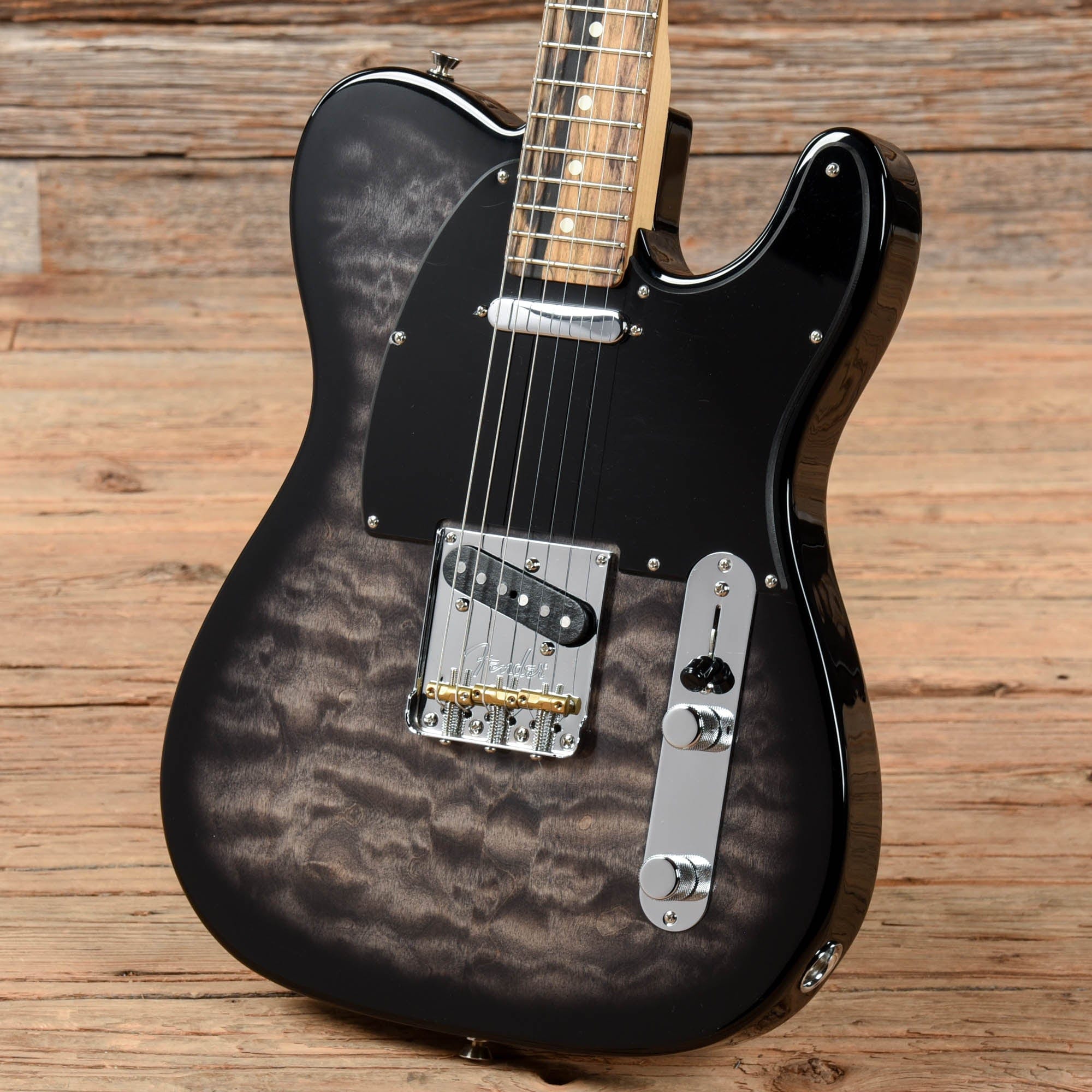 Fender American QMT Telecaster with Pale Moon Ebony Fretboard Transpar ...