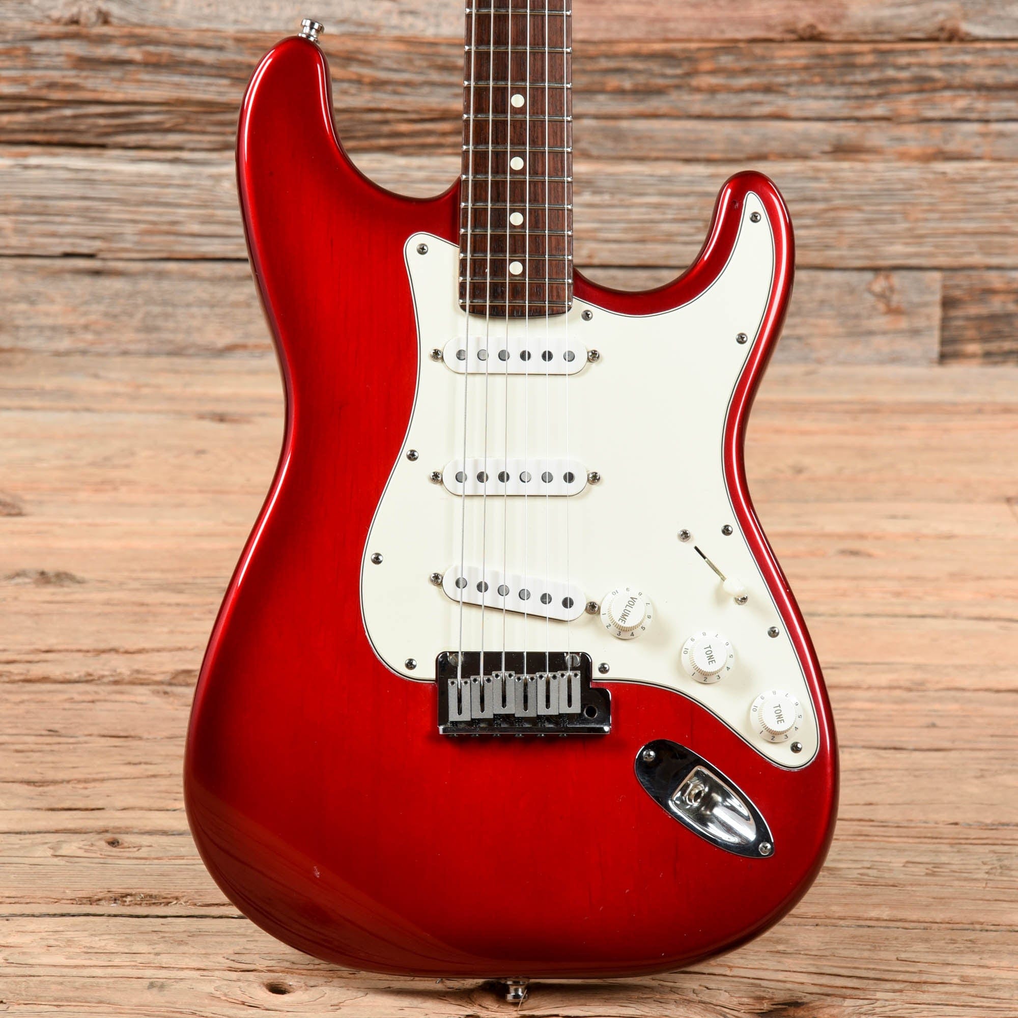 Fender American Standard Stratocaster Crimson Red Transparent 1995 ...