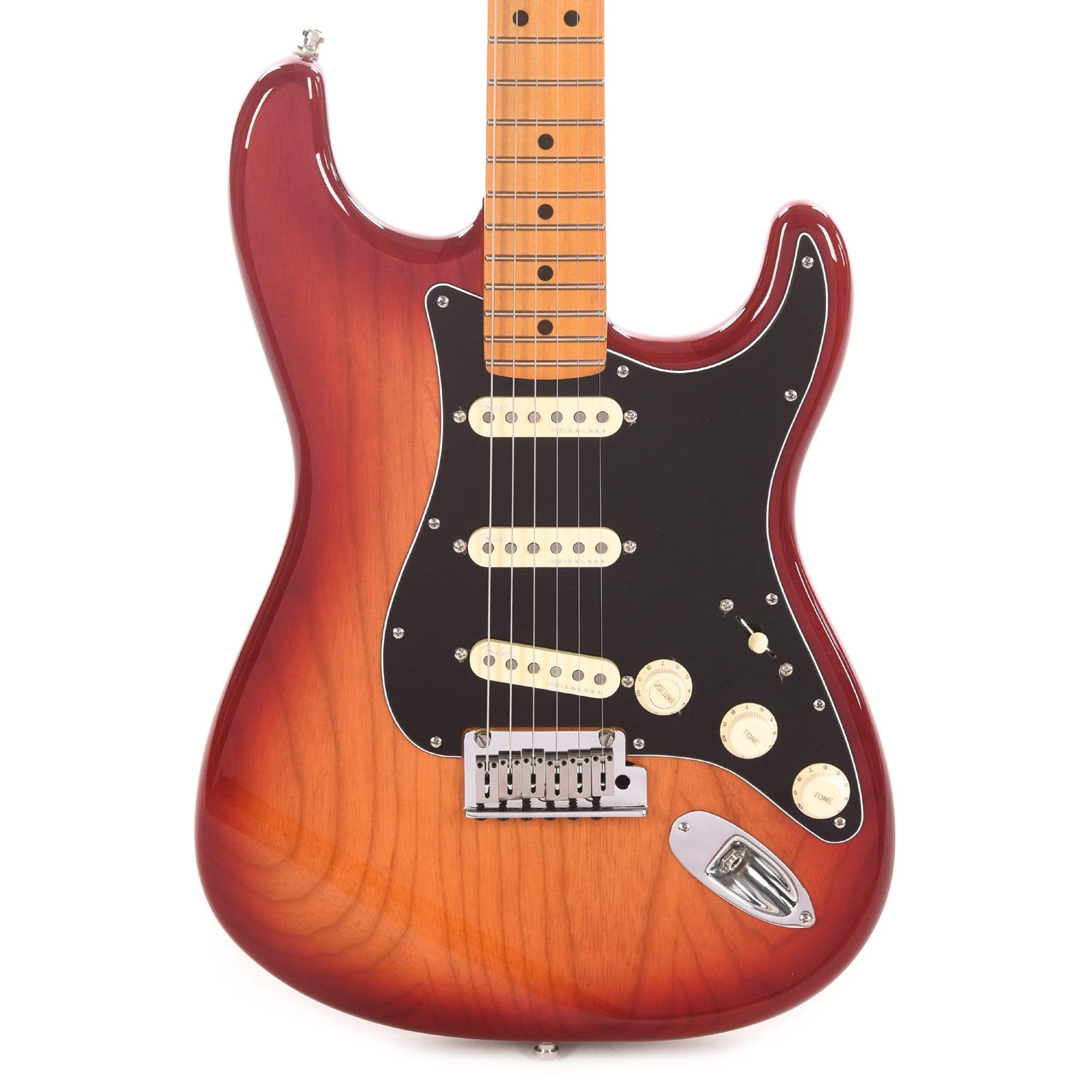 Fender American Ultra Luxe Stratocaster Plasma Red Burst – Chicago ...