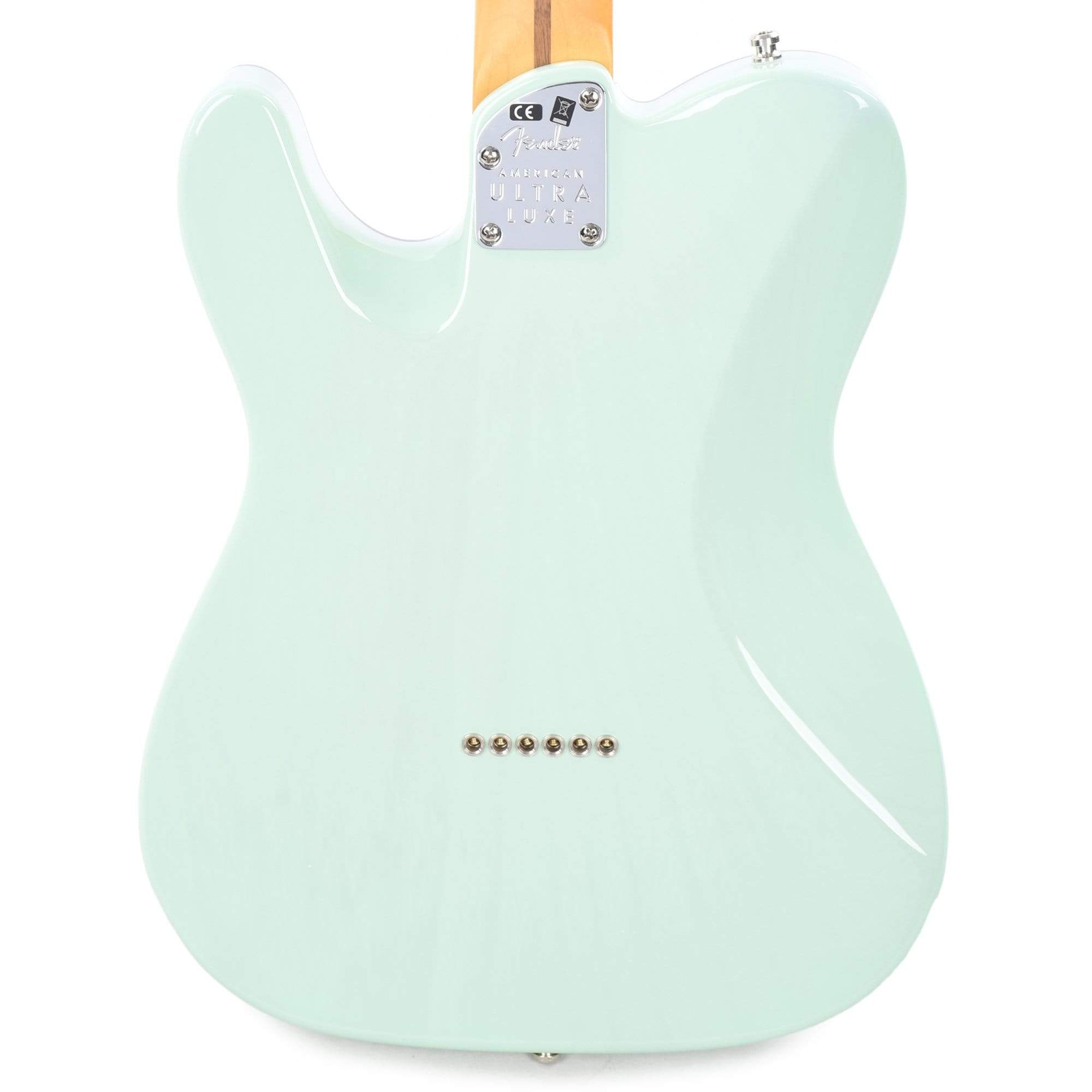 Fender American Ultra Luxe Telecaster Transparent Surf Green – Chicago ...