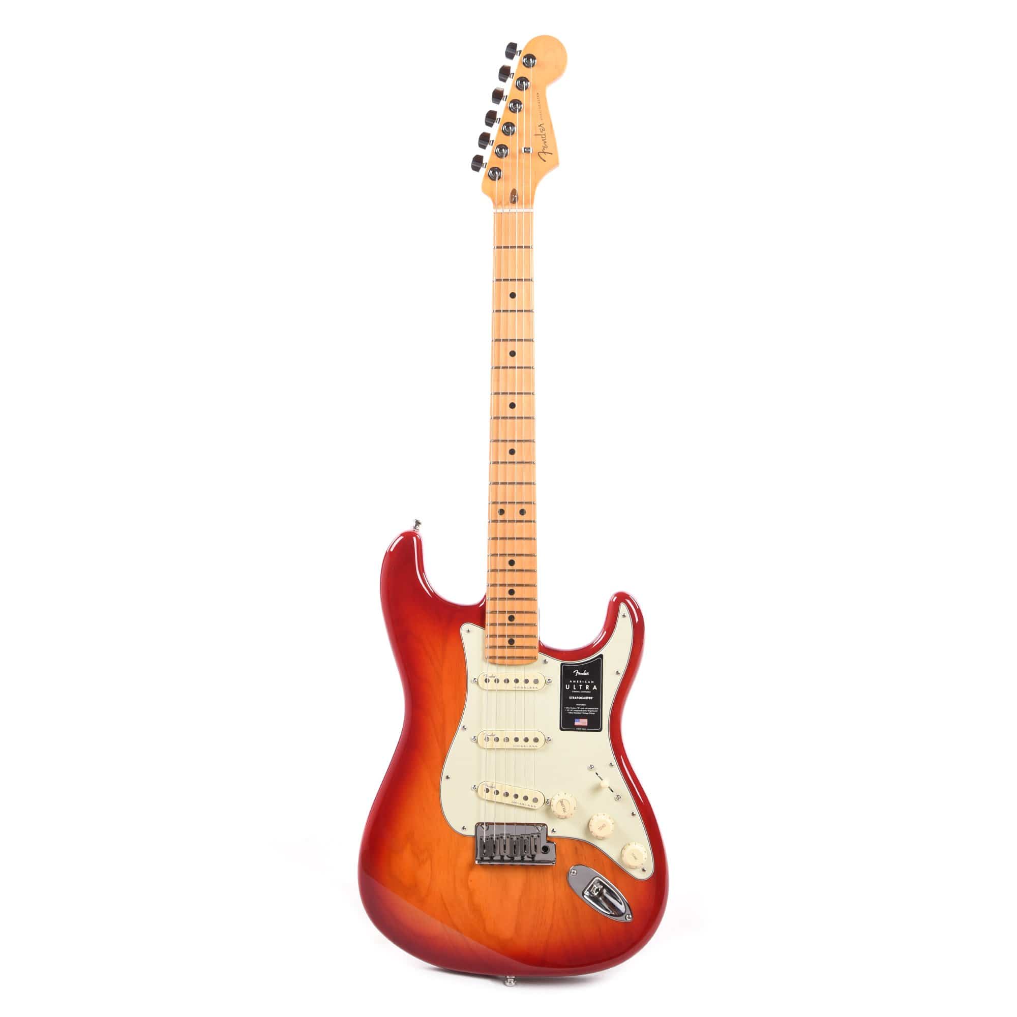 Fender American Ultra Stratocaster Plasma Red Burst – Chicago Music ...