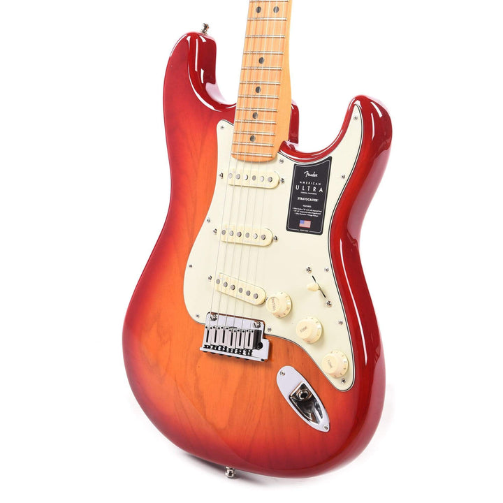 Fender American Ultra Stratocaster Plasma Red Burst – Chicago Music ...