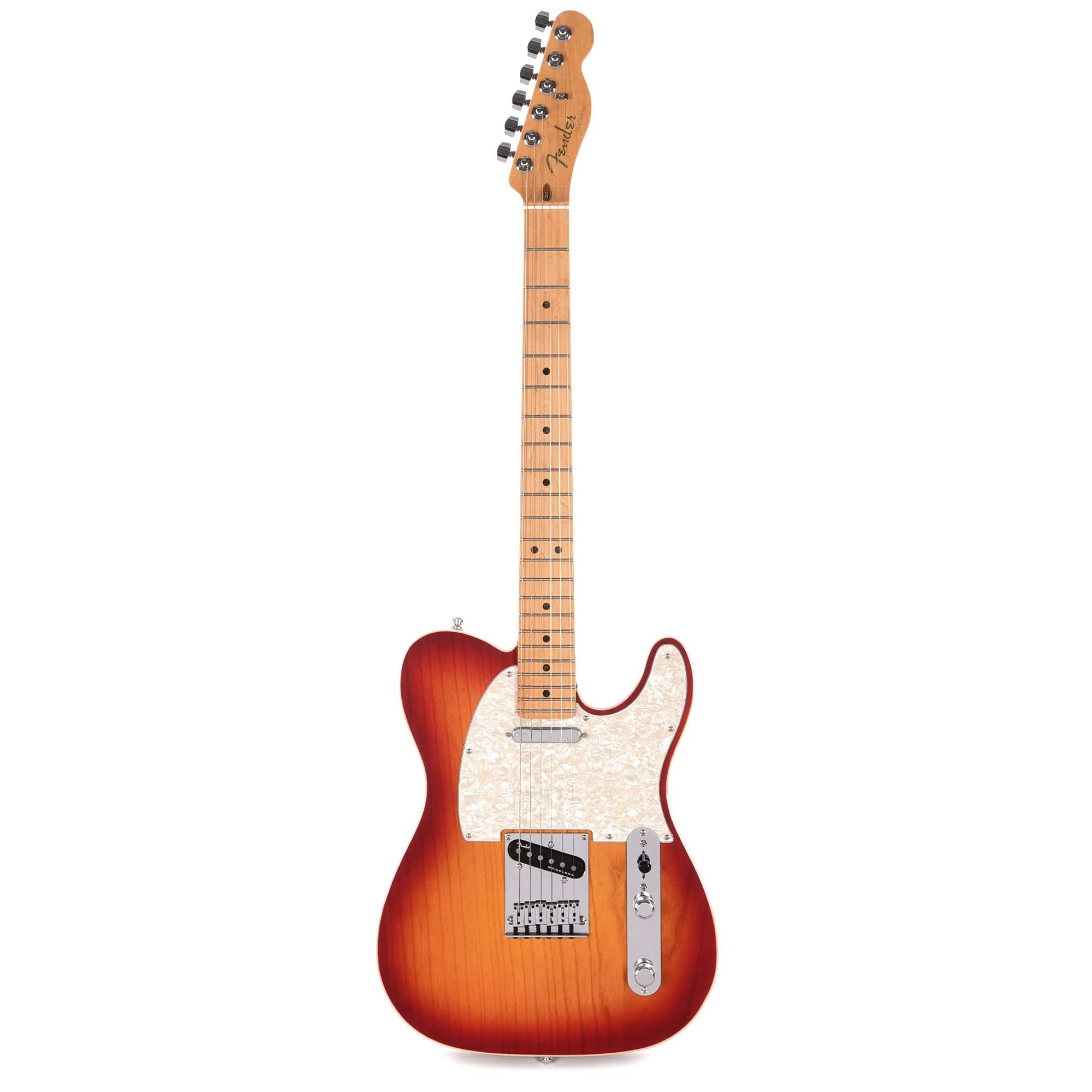 Fender American Ultra Telecaster Plasma Red Burst – Chicago Music Exchange