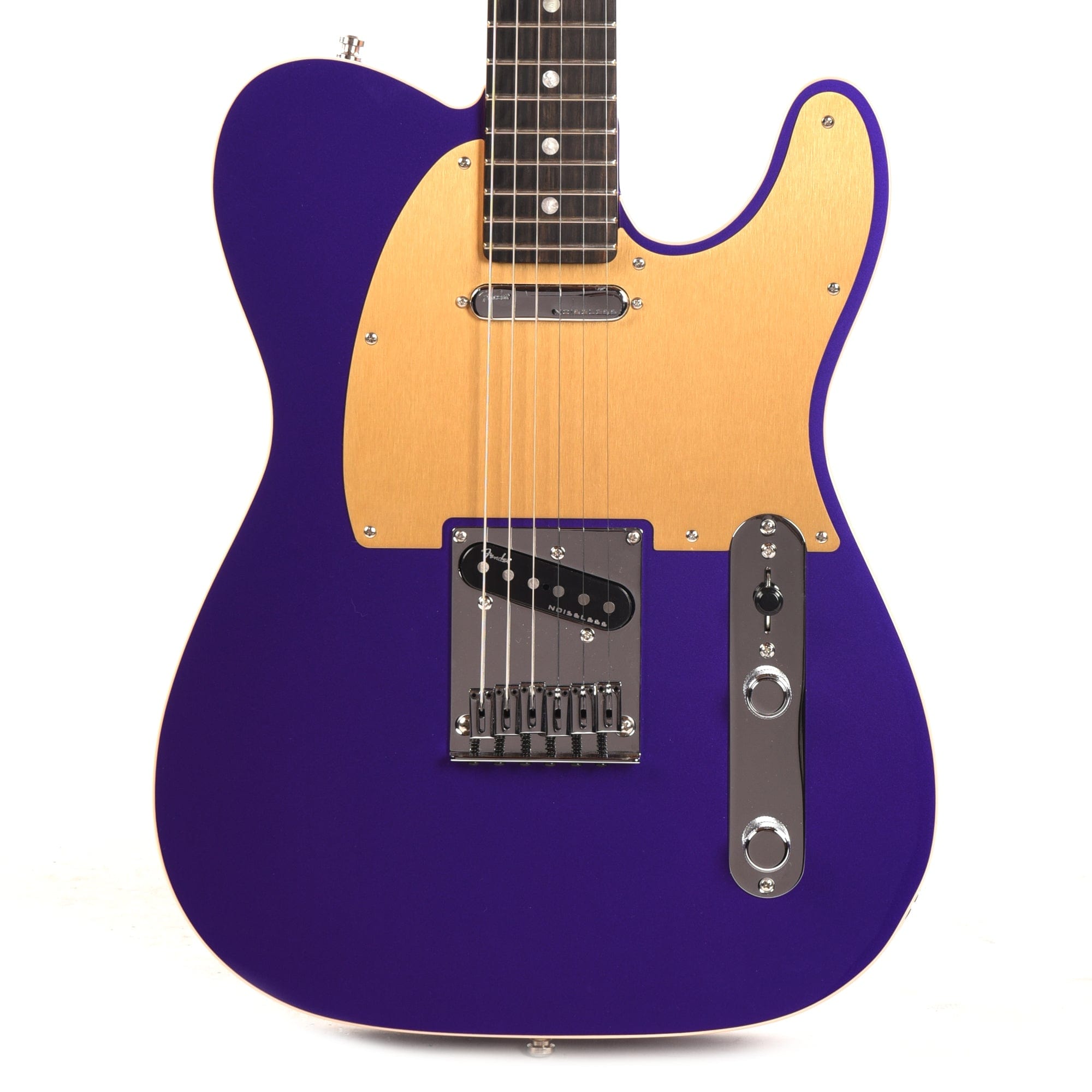 Fender American Ultra Telecaster Plum Metallic & Anodized Gold Pickgua ...